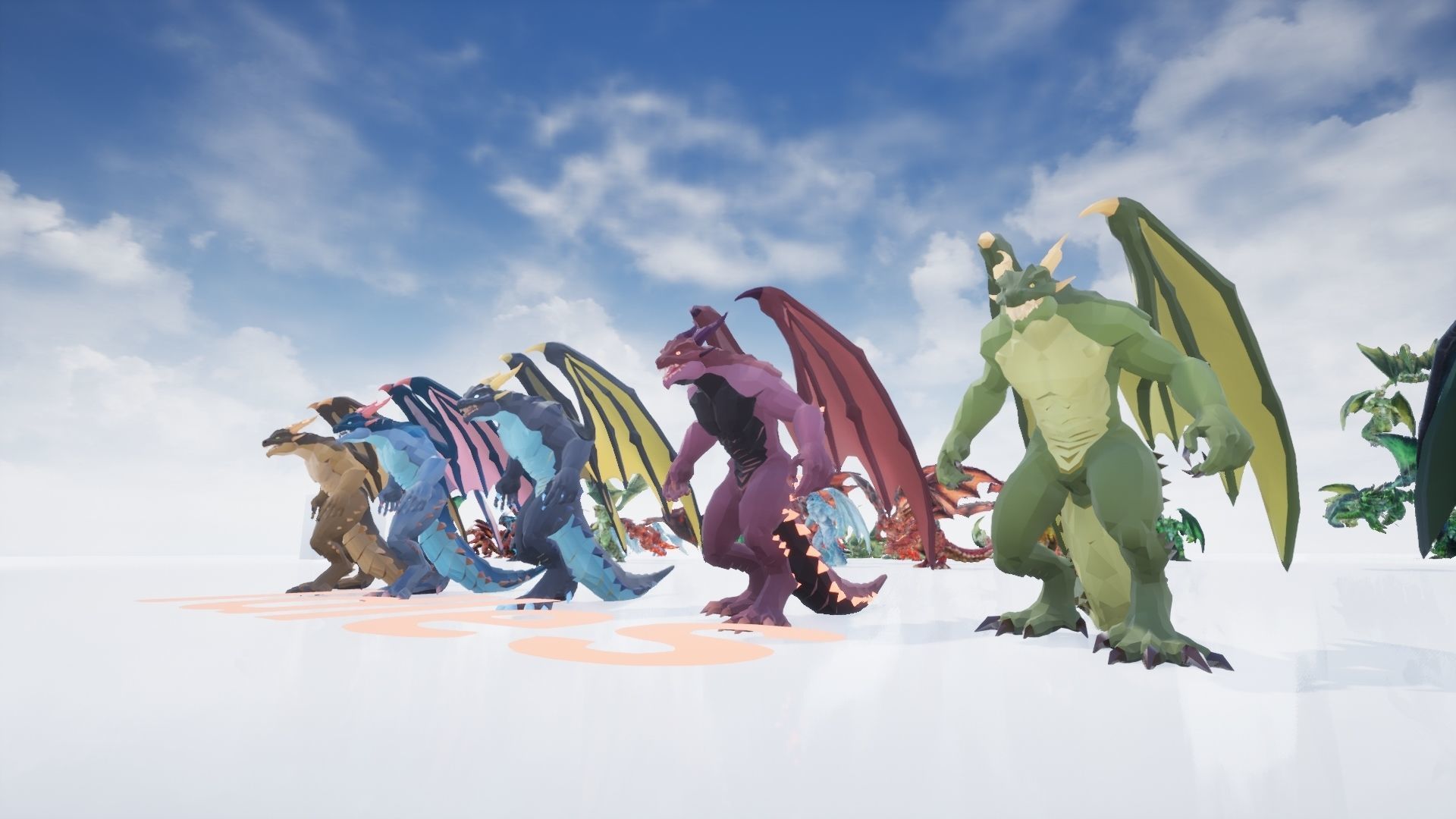3D model Drake the Dragonkin VR / AR / low-poly rigged animated | CGTrader