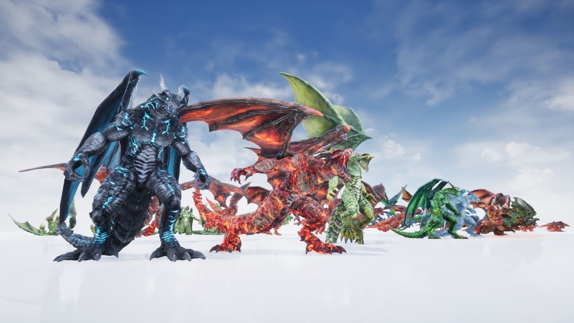 3D model Drake the Dragonkin VR / AR / low-poly rigged animated | CGTrader