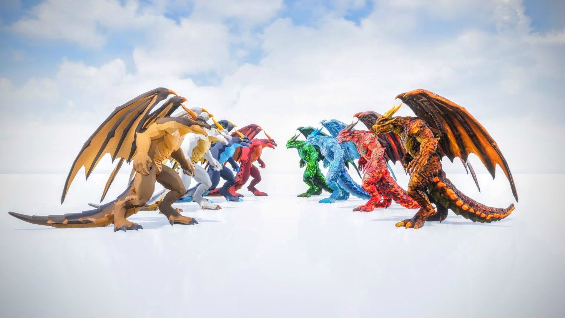 3D model Drake the Dragonkin VR / AR / low-poly rigged animated | CGTrader