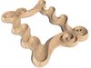 Frame-009 wooden frame with swirls 3D model | CGTrader