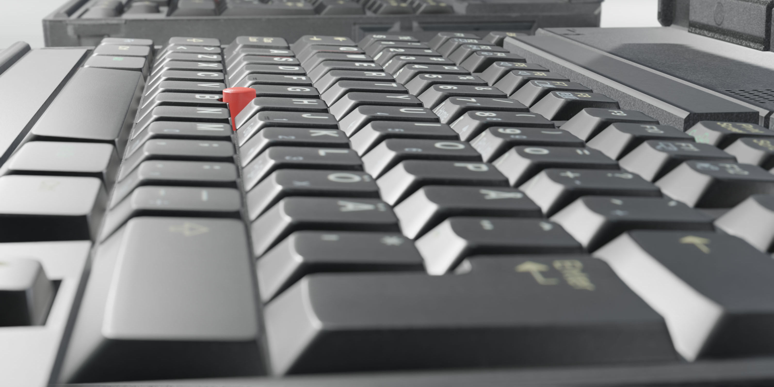 90s Laptop IBM Thinkpad 360CE 3D model rigged | CGTrader