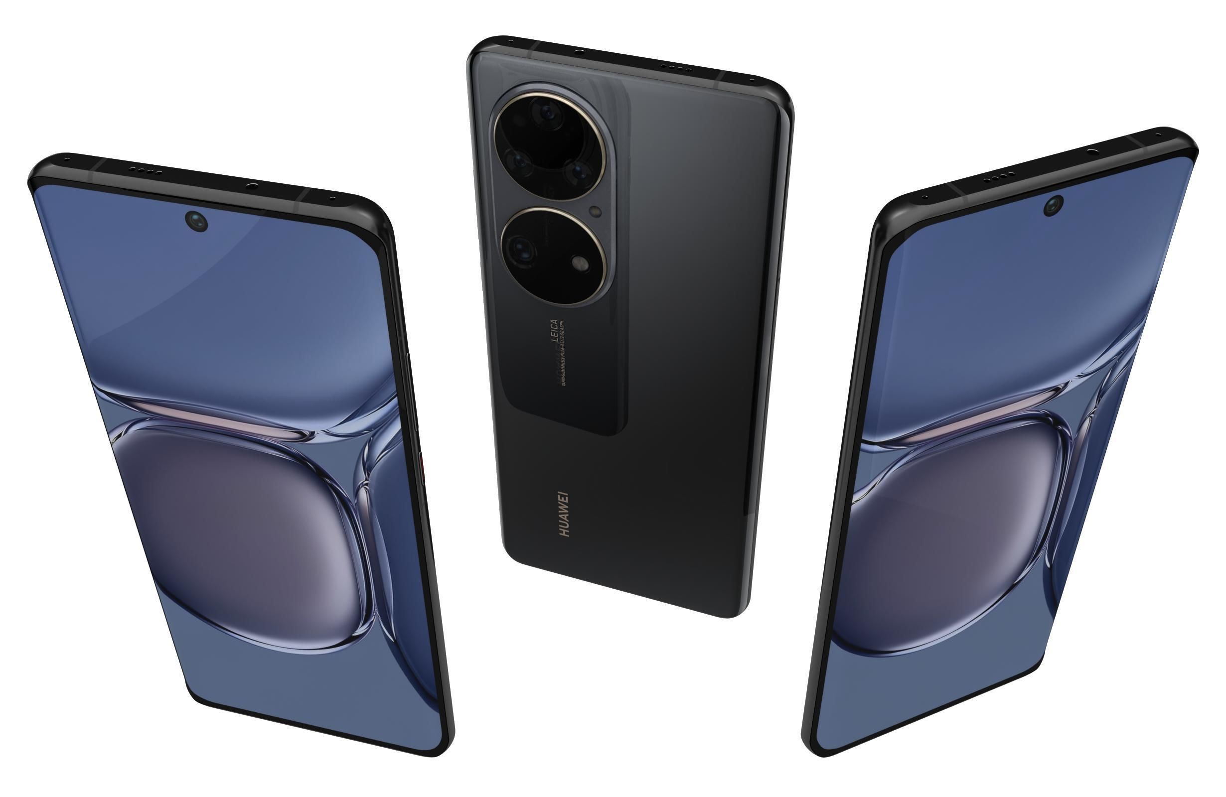 Huawei P50 Pro All Colors 3D model | CGTrader