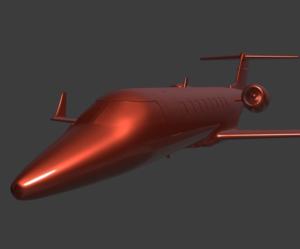 Learjet 45 ready for 3D printing 3D model 3D printable | CGTrader