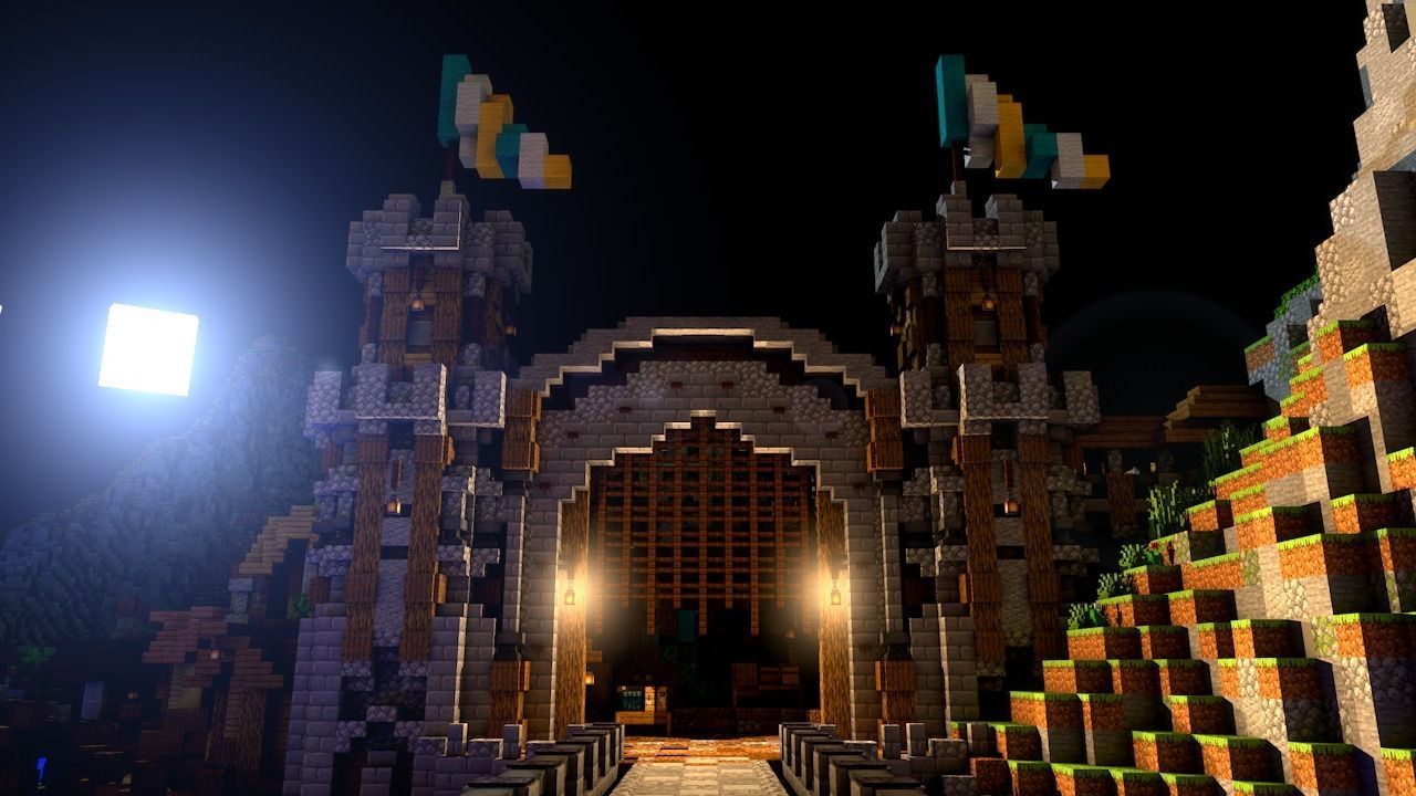 Minecraft Village 3D model | CGTrader