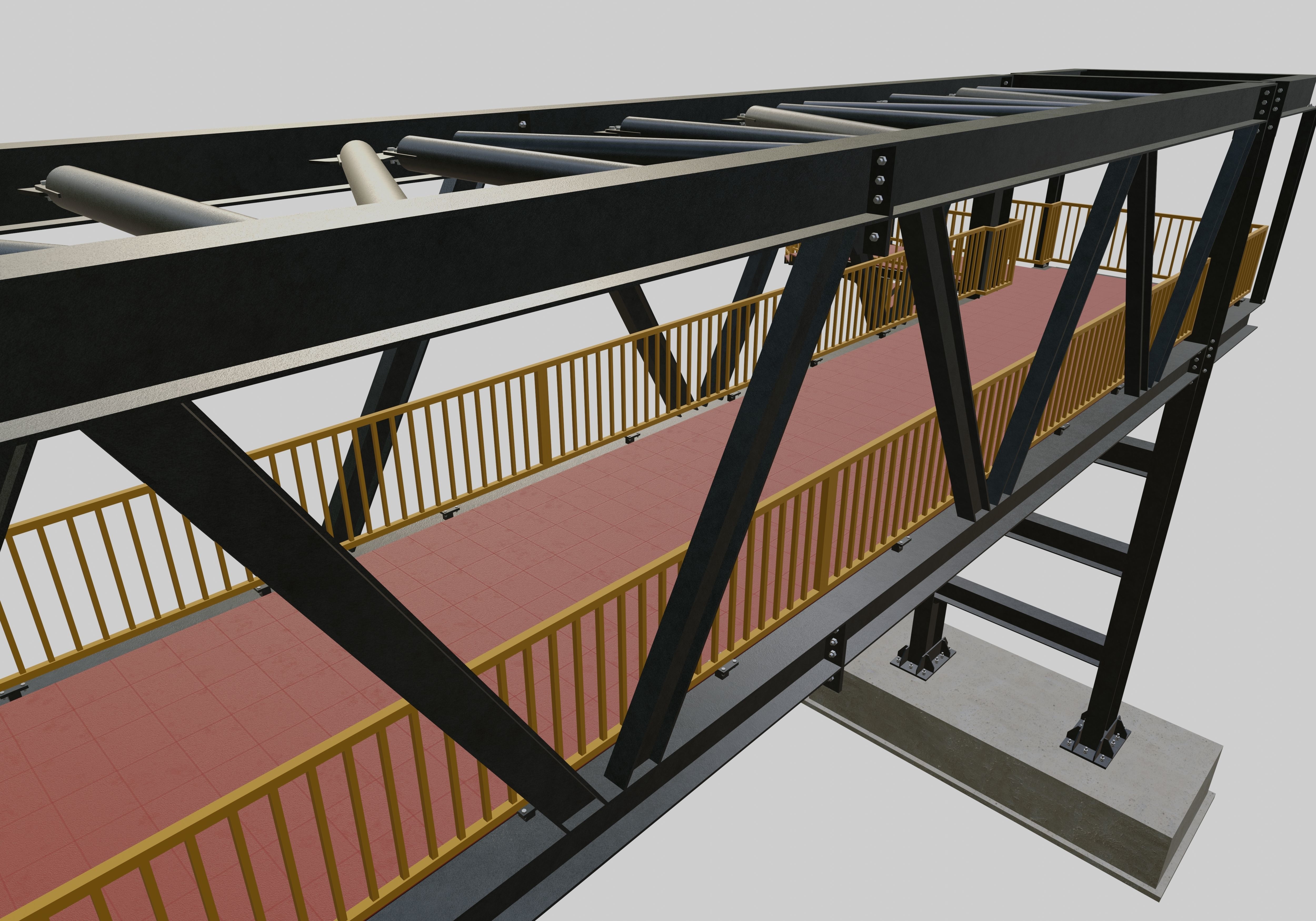 Steel Pedestrian Bridge Spiral Stair Truss Type 15 3D Model CGTrader steel-pedestrian-bridge-spiral-stair-truss-type-15-3d-model-cgtrader