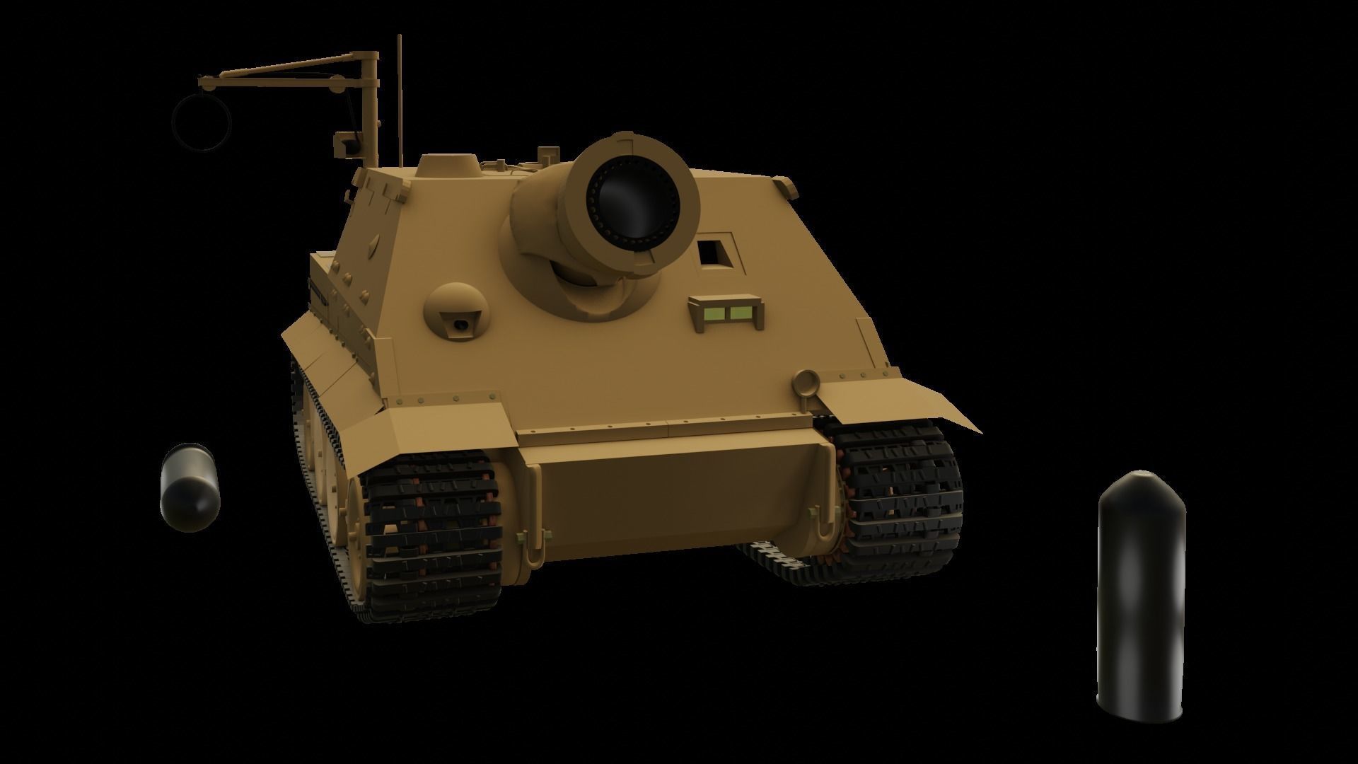 SturmTiger German self-propelled artillery of WW2 free 3D model | CGTrader
