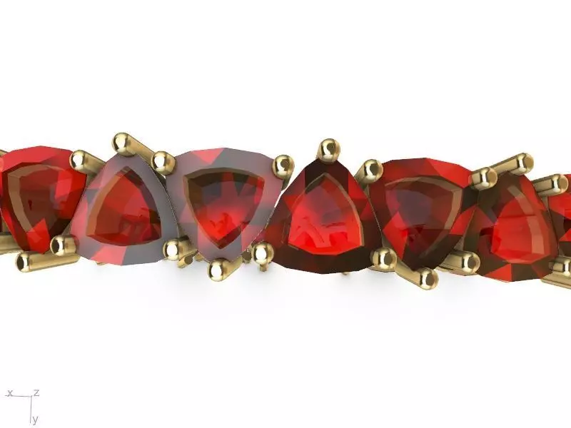 trillion eternity ring stl verified 3D model 3D printable | CGTrader