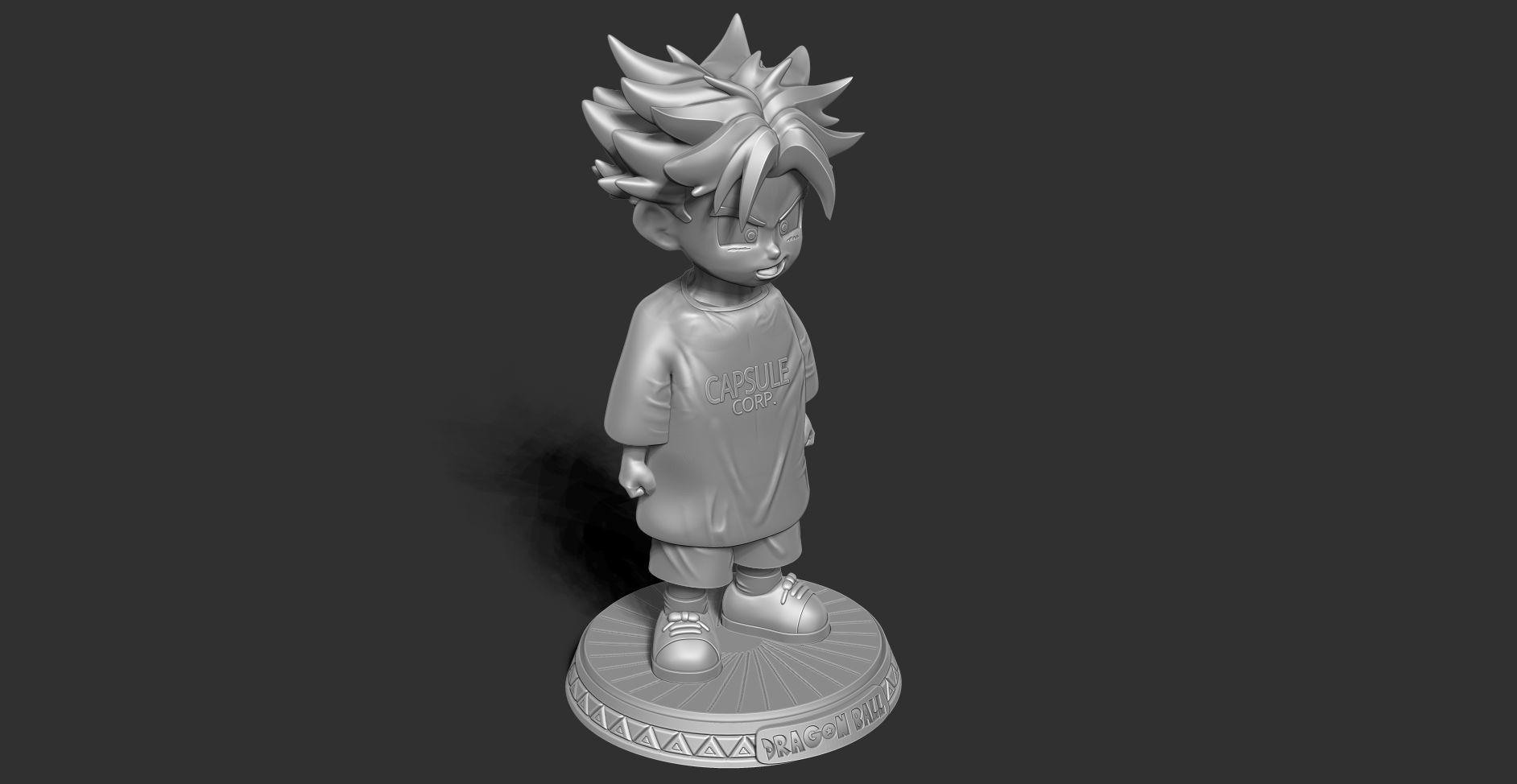 Kid Trunks - Dragon Ball 3D model 3D printable | CGTrader