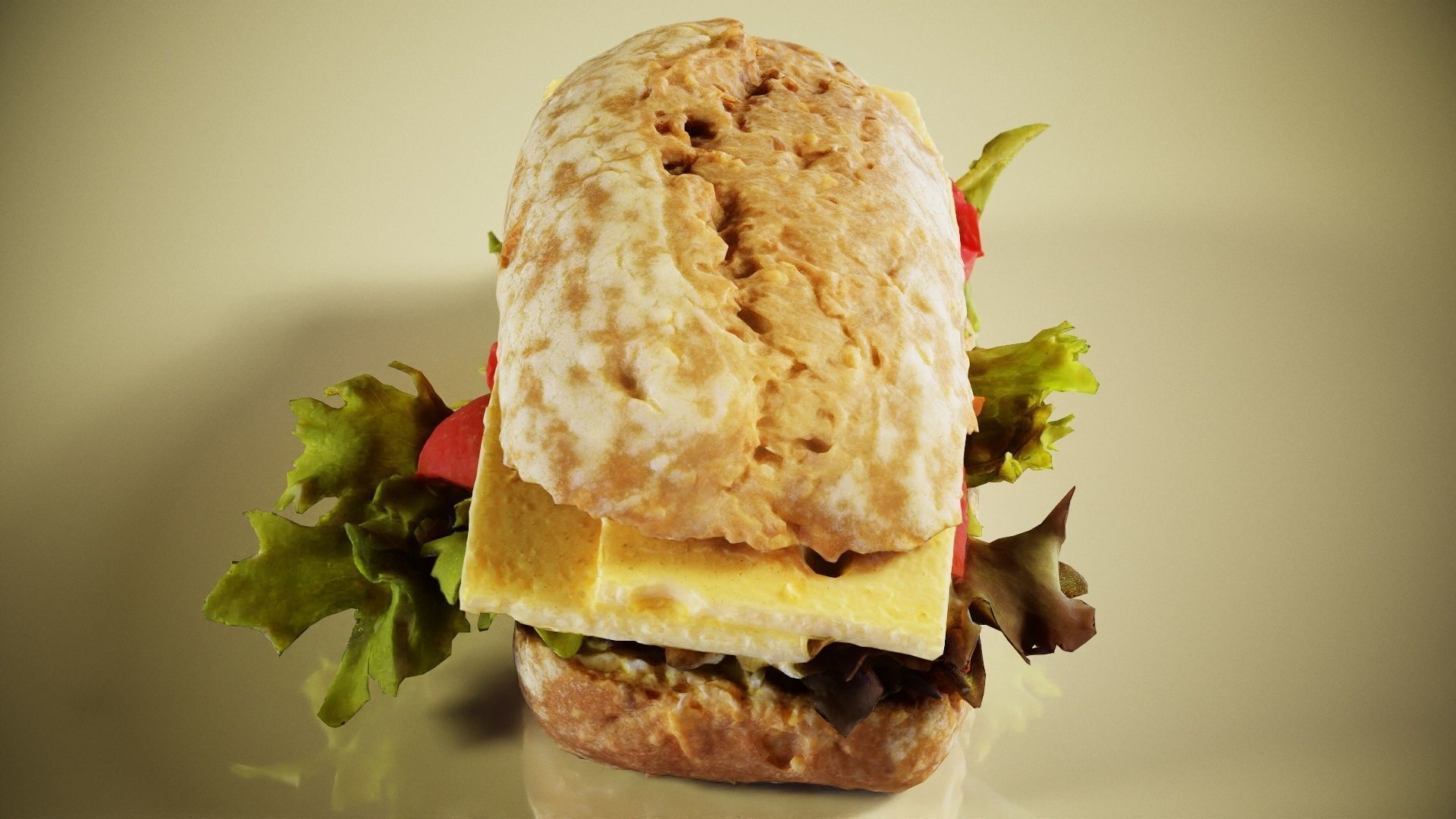 3D model Cheese Sandwich VR / AR / low-poly | CGTrader