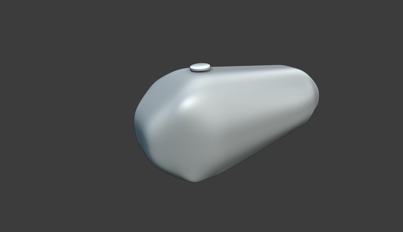Bike Petrol Tank 3D model | CGTrader