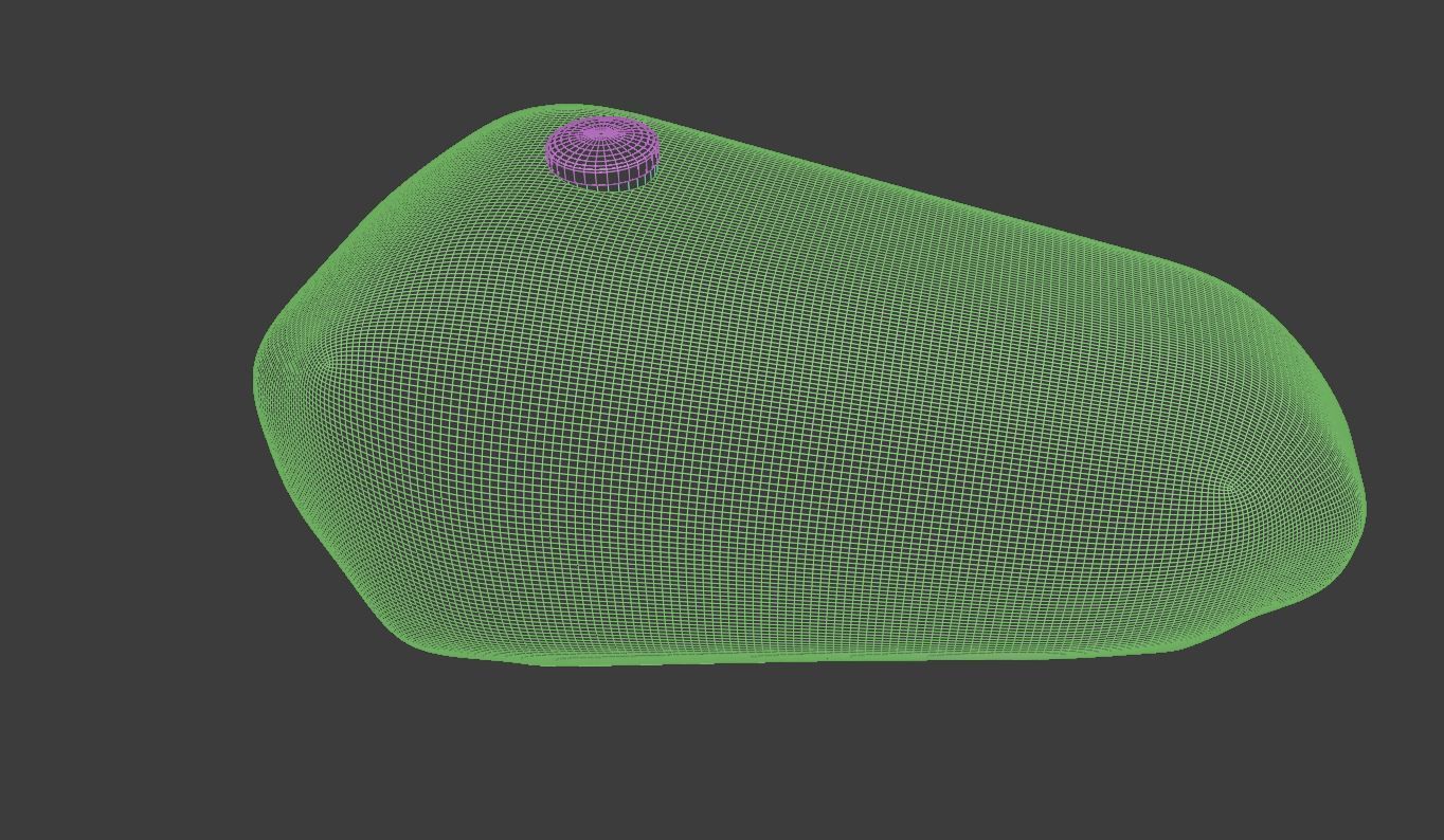 Bike Petrol Tank 3D model | CGTrader