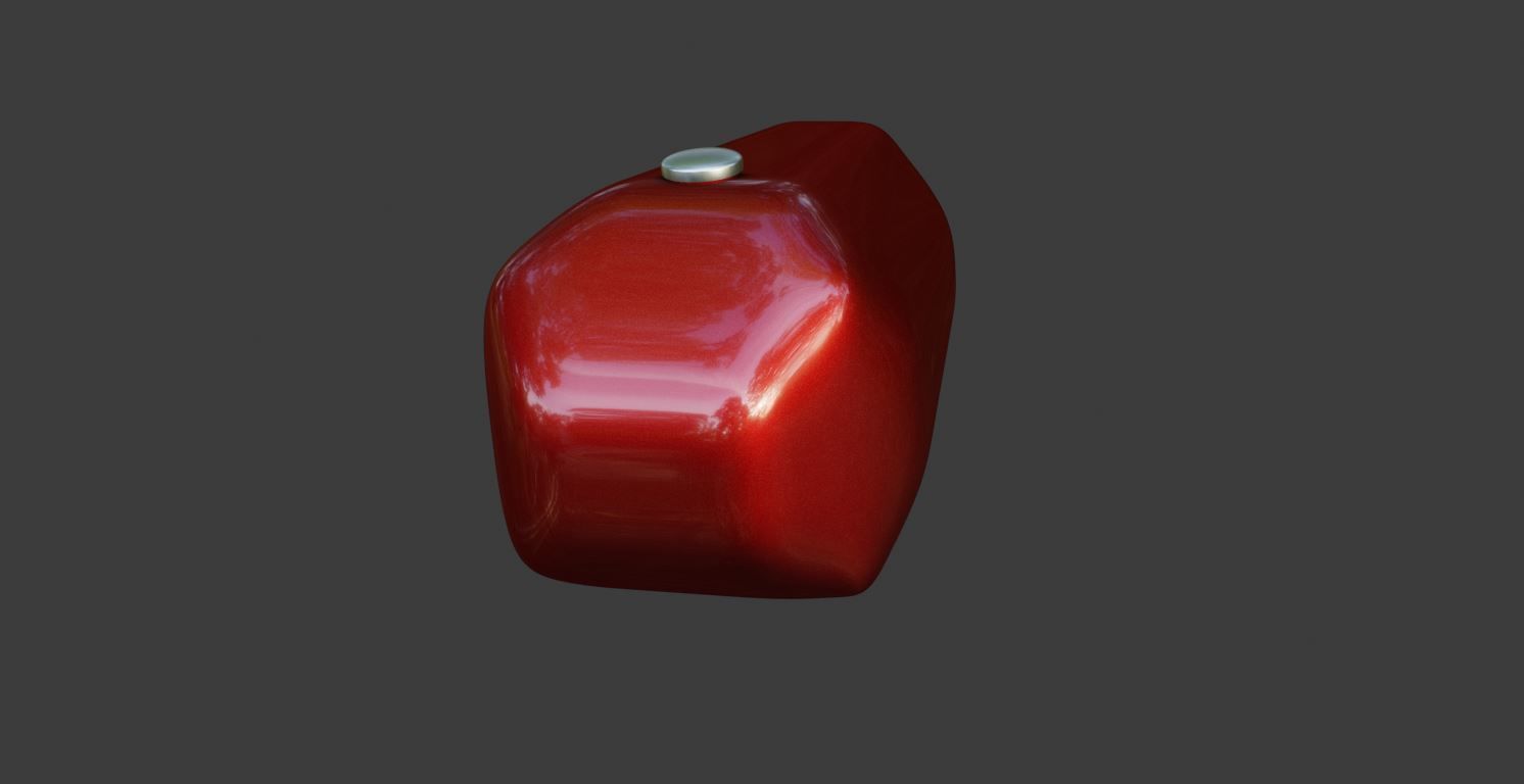 Bike Petrol Tank 3D model | CGTrader