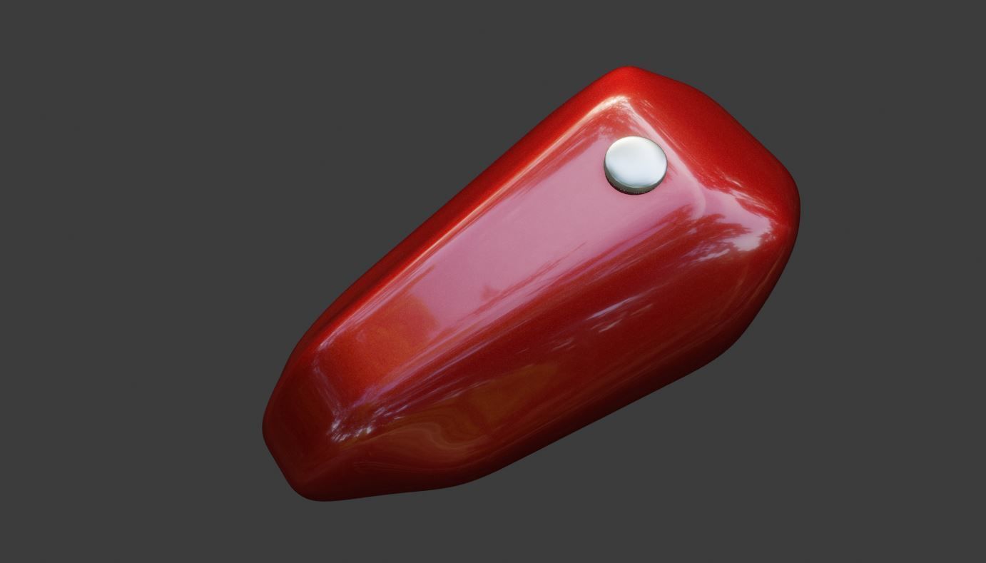 Bike Petrol Tank 3D model | CGTrader