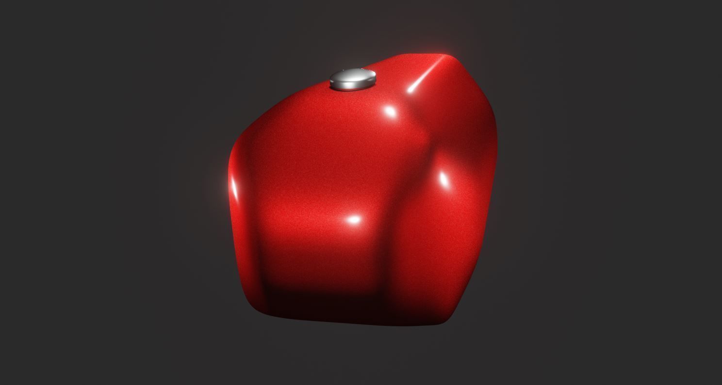 Bike Petrol Tank 3D model | CGTrader
