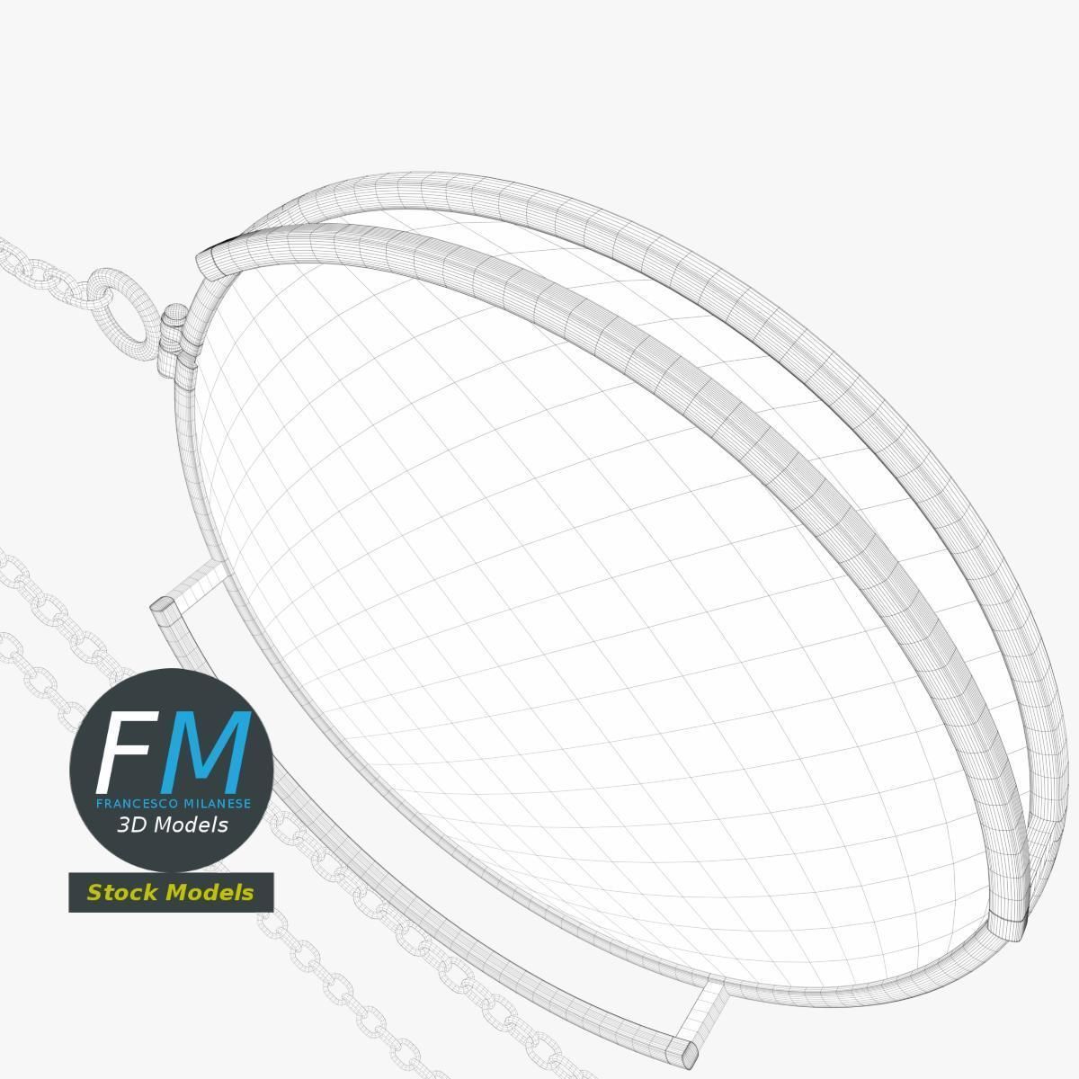 Monocle eyewear 3D model | CGTrader