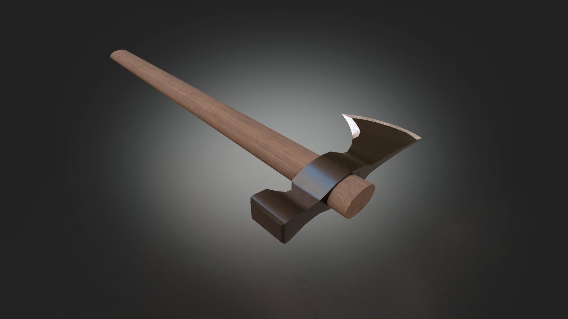Axe weapon tomahawk T-Hawk PBR game readey free VR / AR / low-poly 3D ...