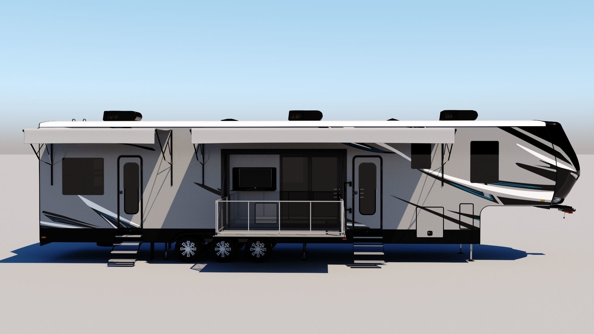 jayco SEISMIC 400w trailer house 3D model | CGTrader