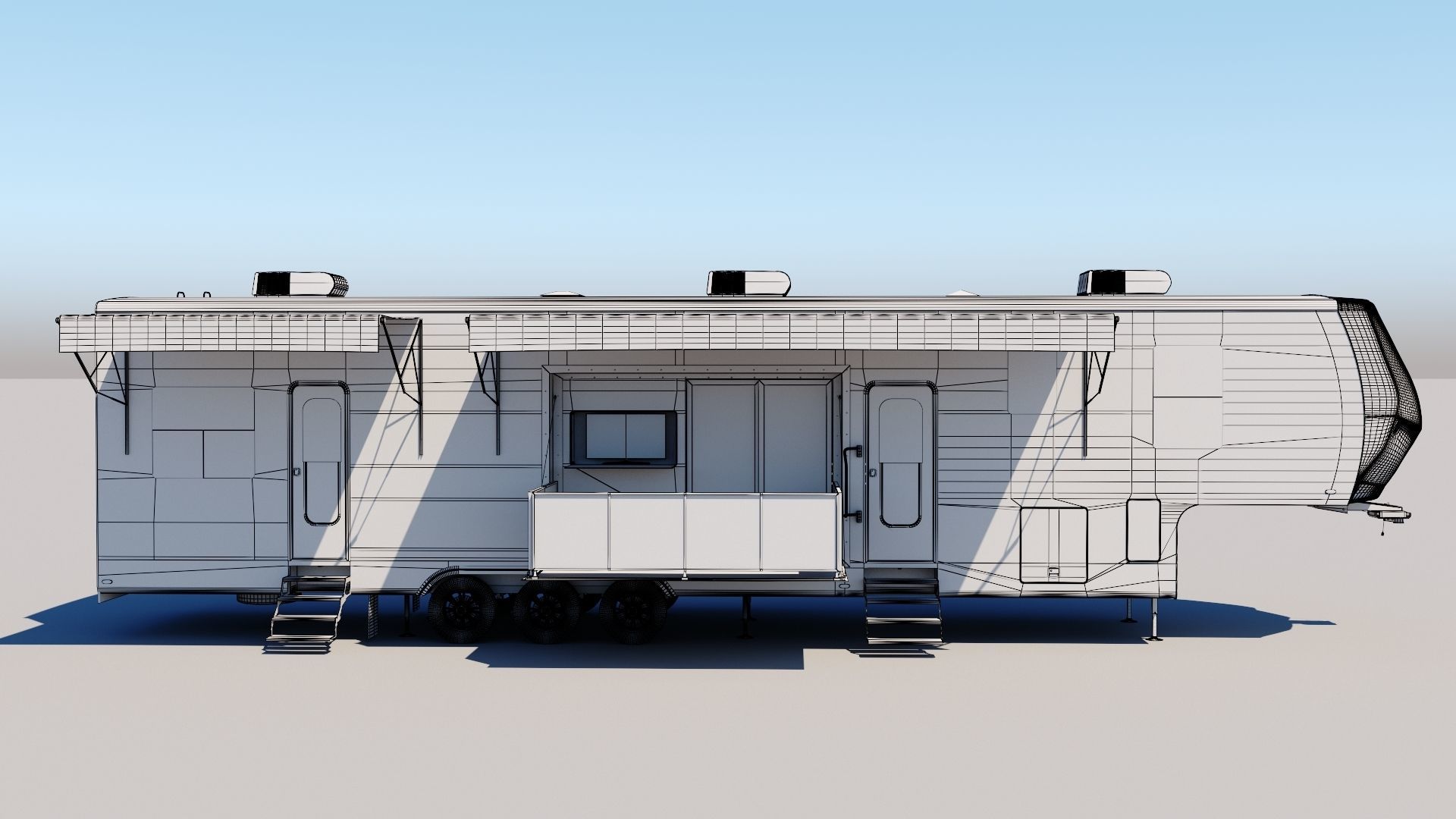jayco SEISMIC 400w trailer house 3D model | CGTrader