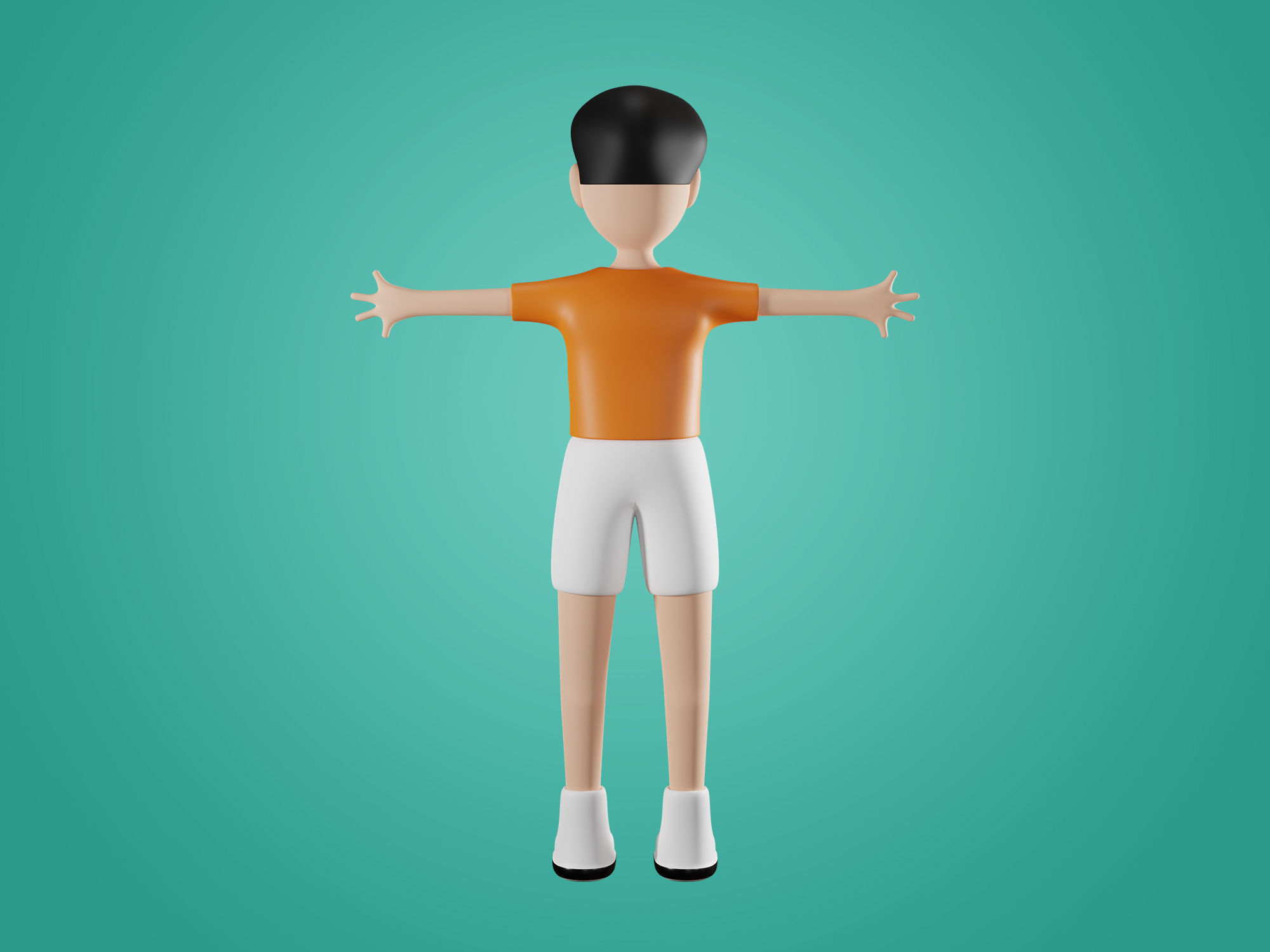 3D Character Man Minimal style 3D model | CGTrader