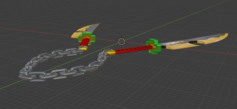 Tengens Swords 3D model | CGTrader