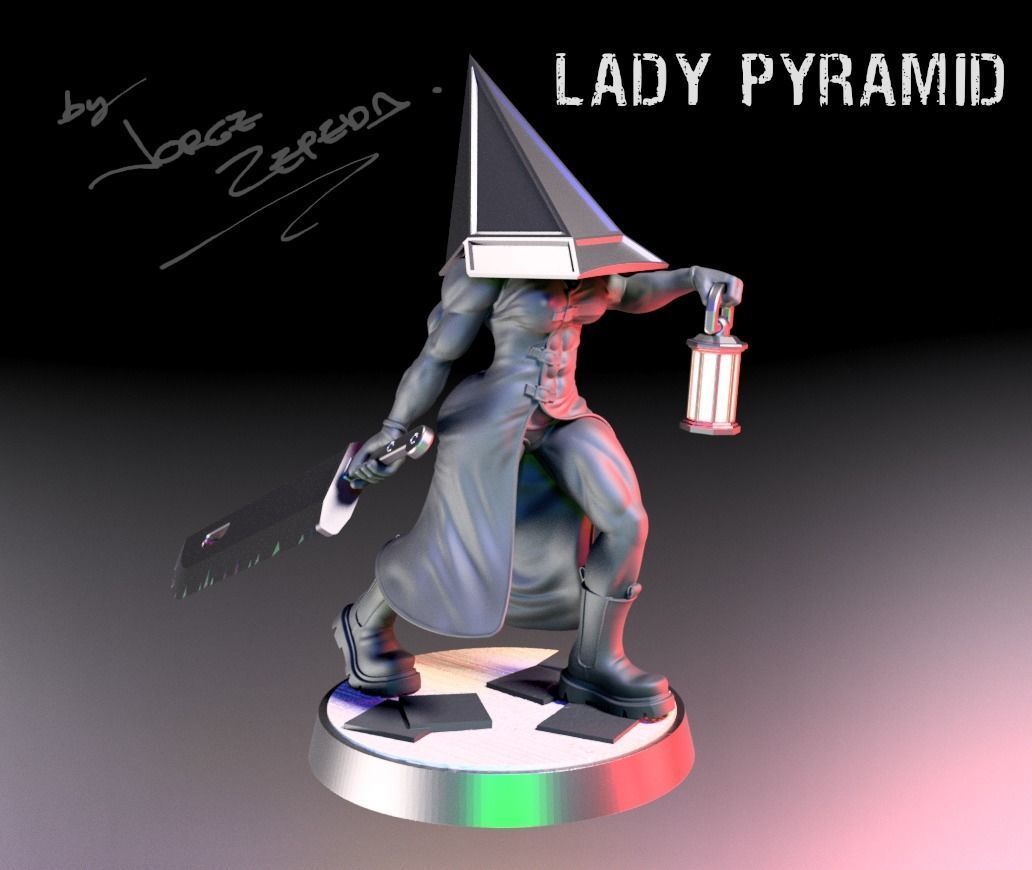 LADY PYRAMID 3D model 3D printable | CGTrader