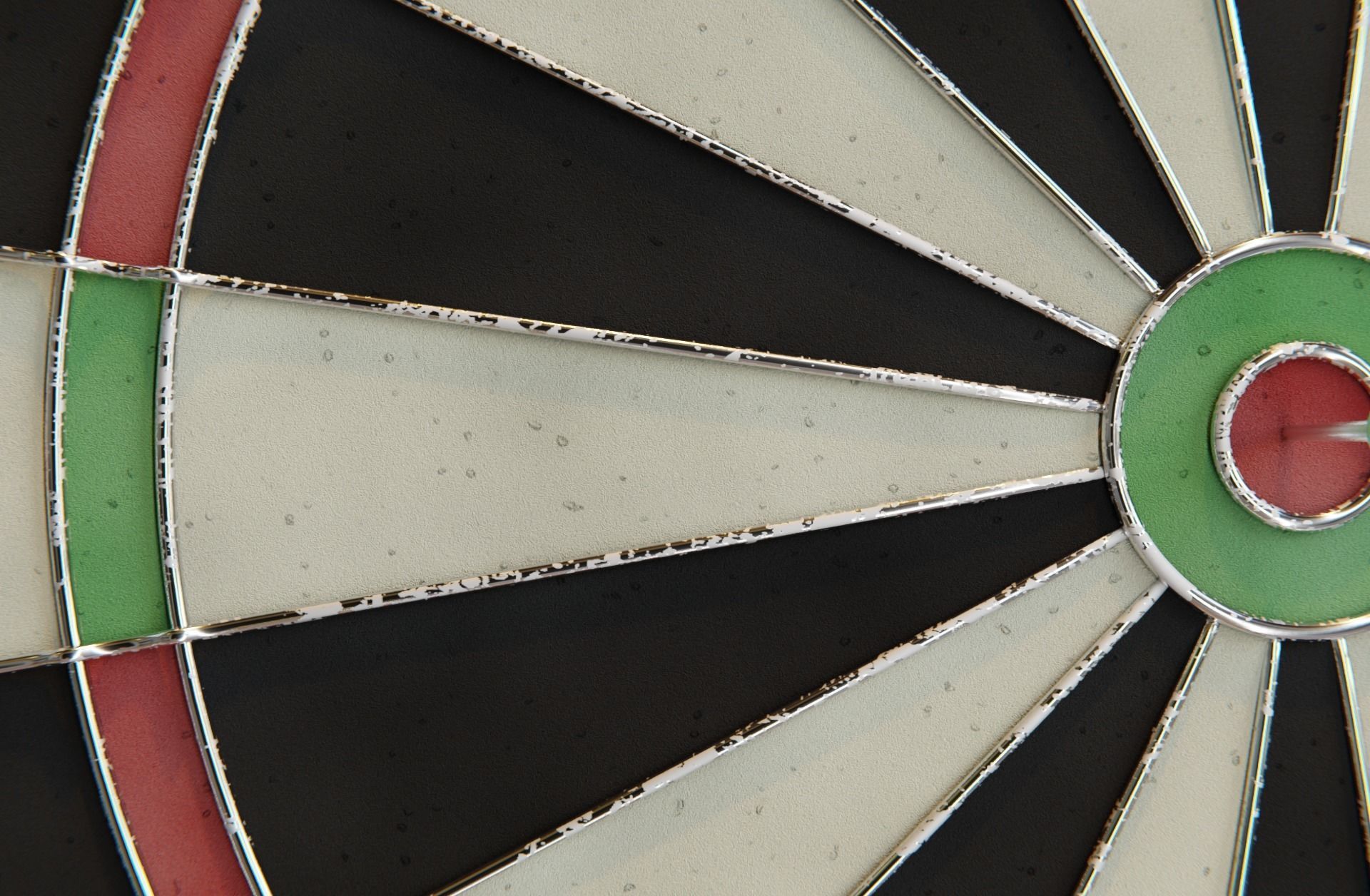 Dartboard with darts on wood plate 3D model | CGTrader
