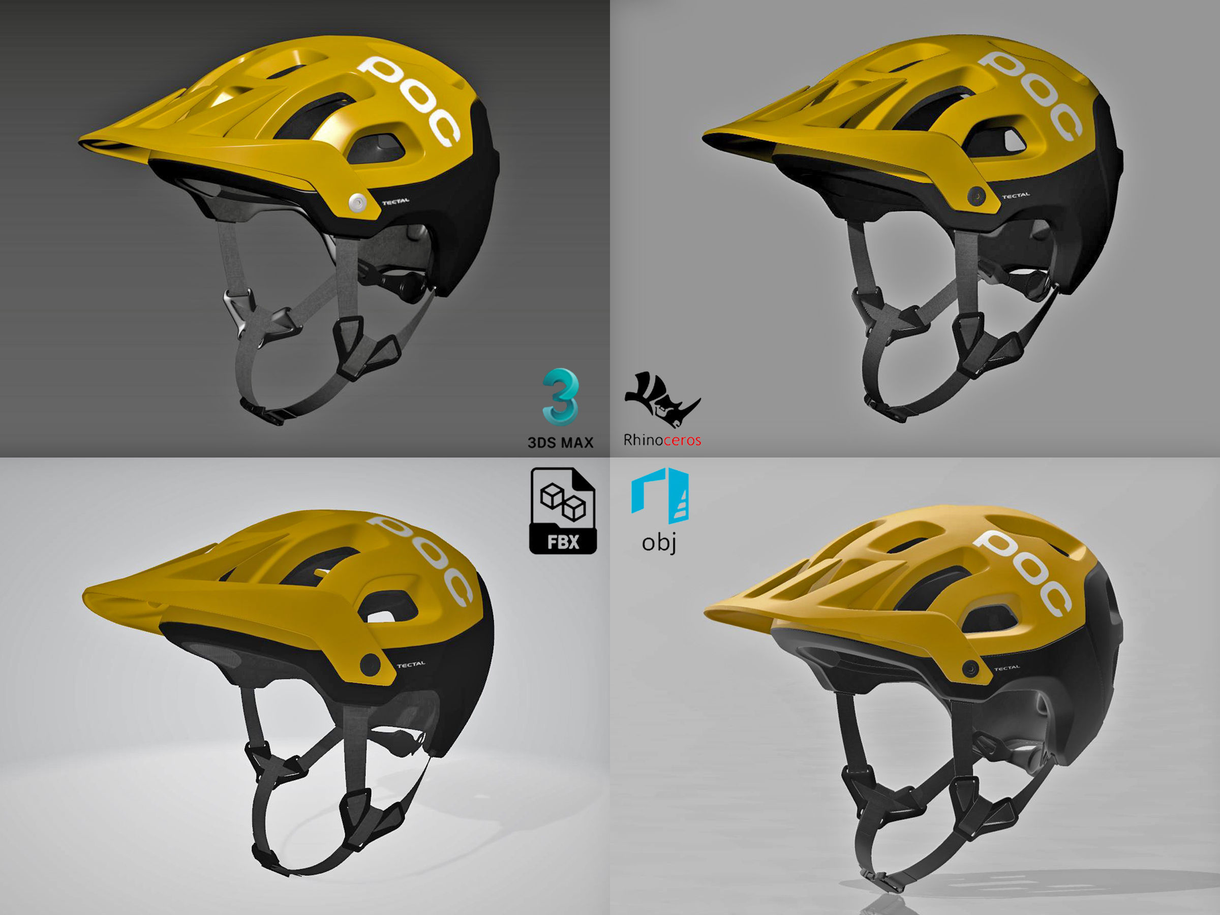 Bike Helmet POC 3D model | CGTrader