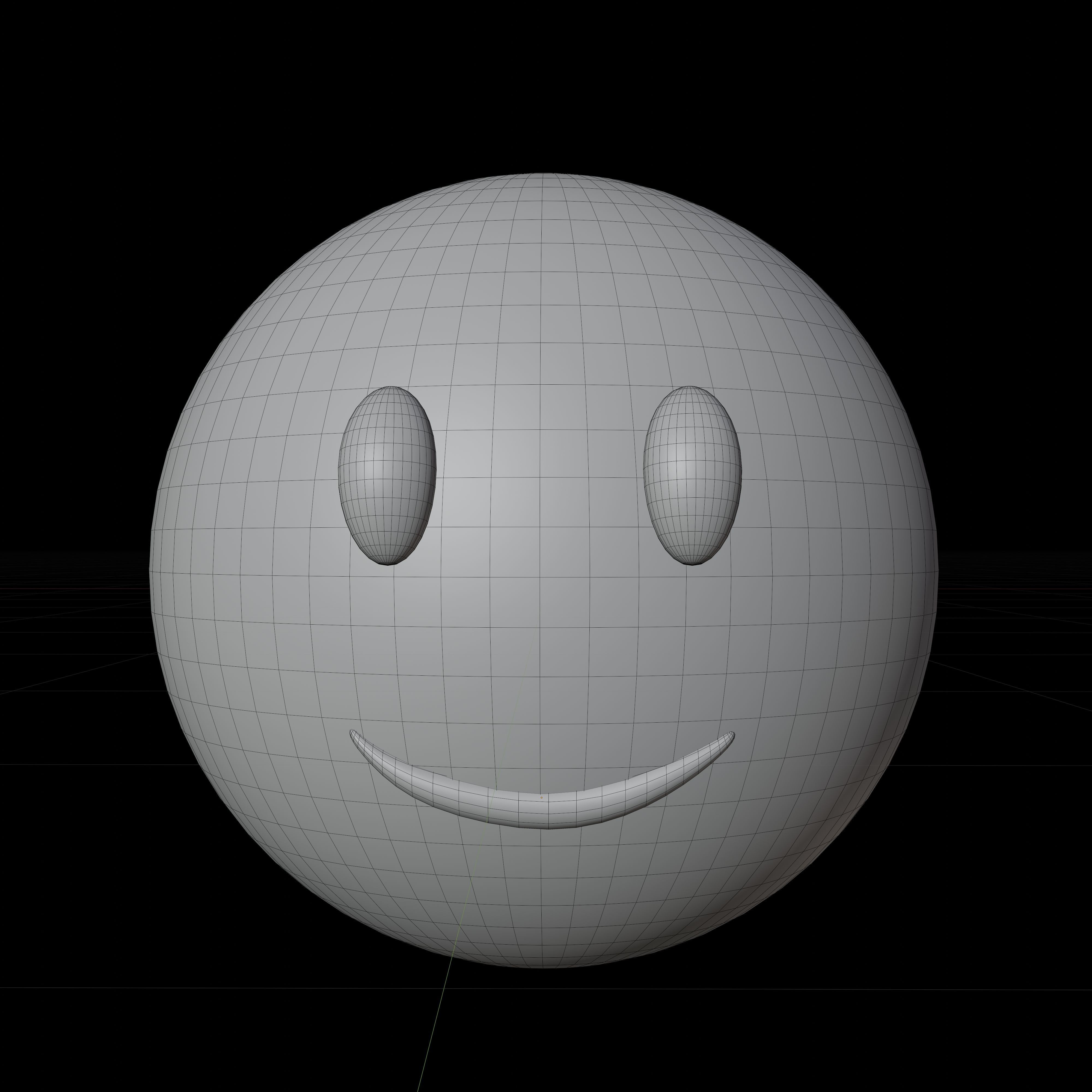 3D smile emoticon FREE free 3D model 3D printable | CGTrader