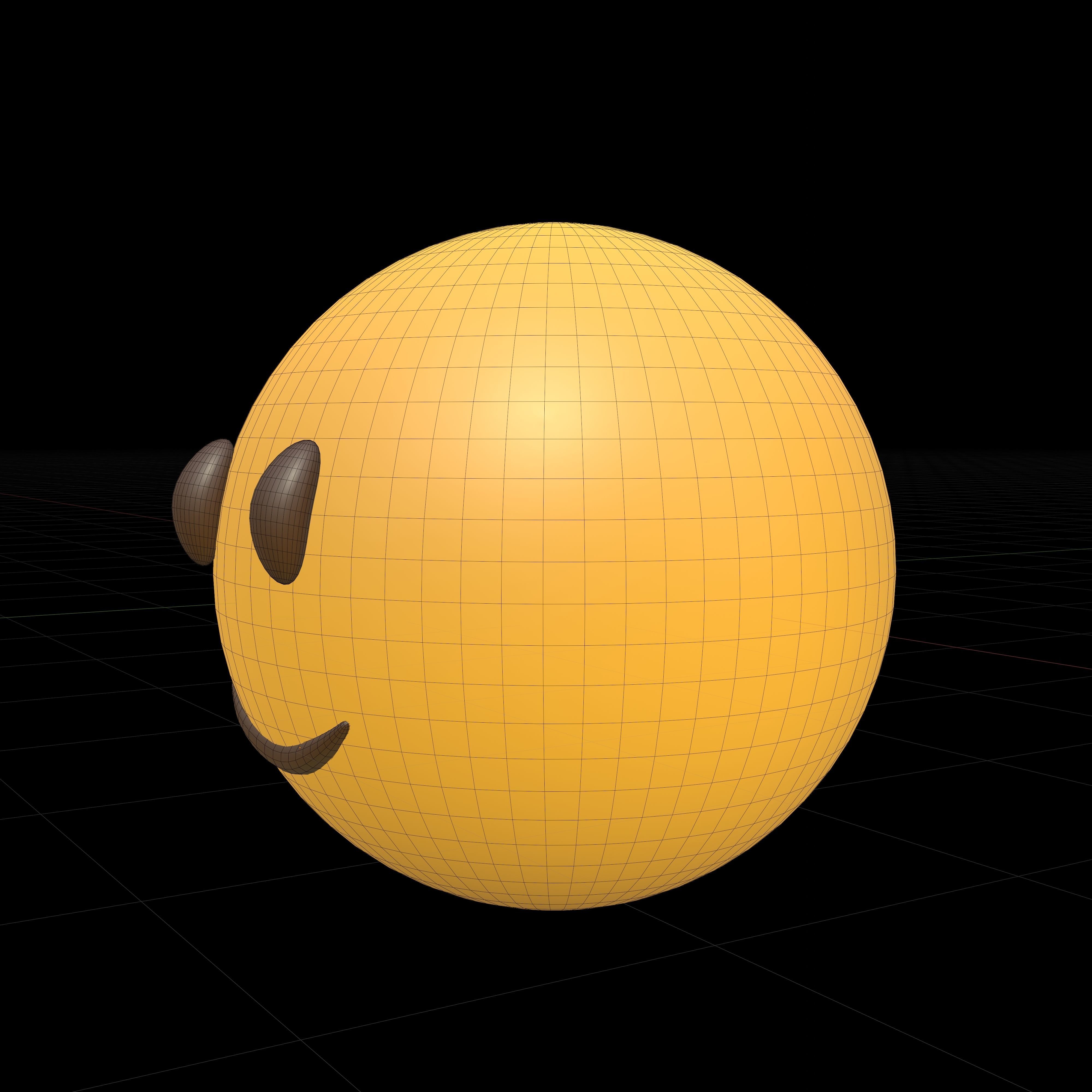 3D smile emoticon FREE free 3D model 3D printable | CGTrader