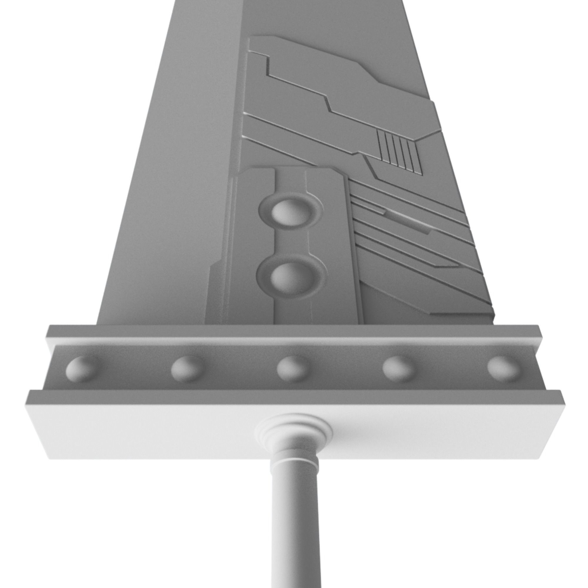 Buster Sword Final Fantasy VII Remake 3D model 3D printable | CGTrader