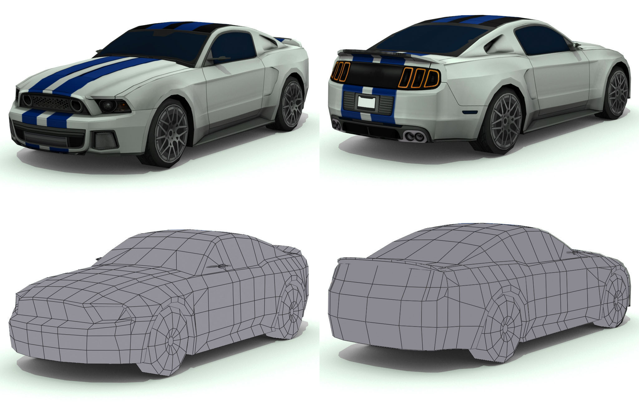 3D model Cars Pack VR / AR / low-poly | CGTrader