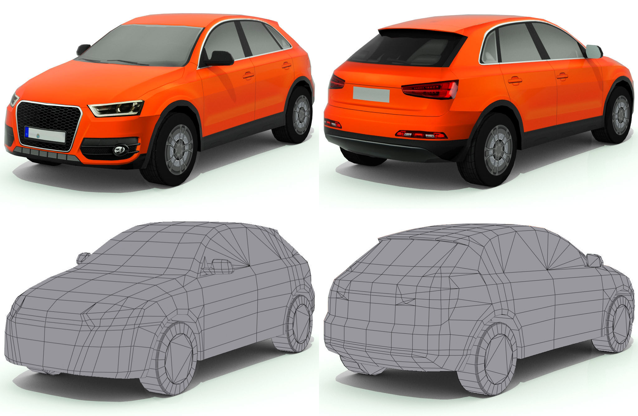 3D model Cars Pack VR / AR / low-poly | CGTrader