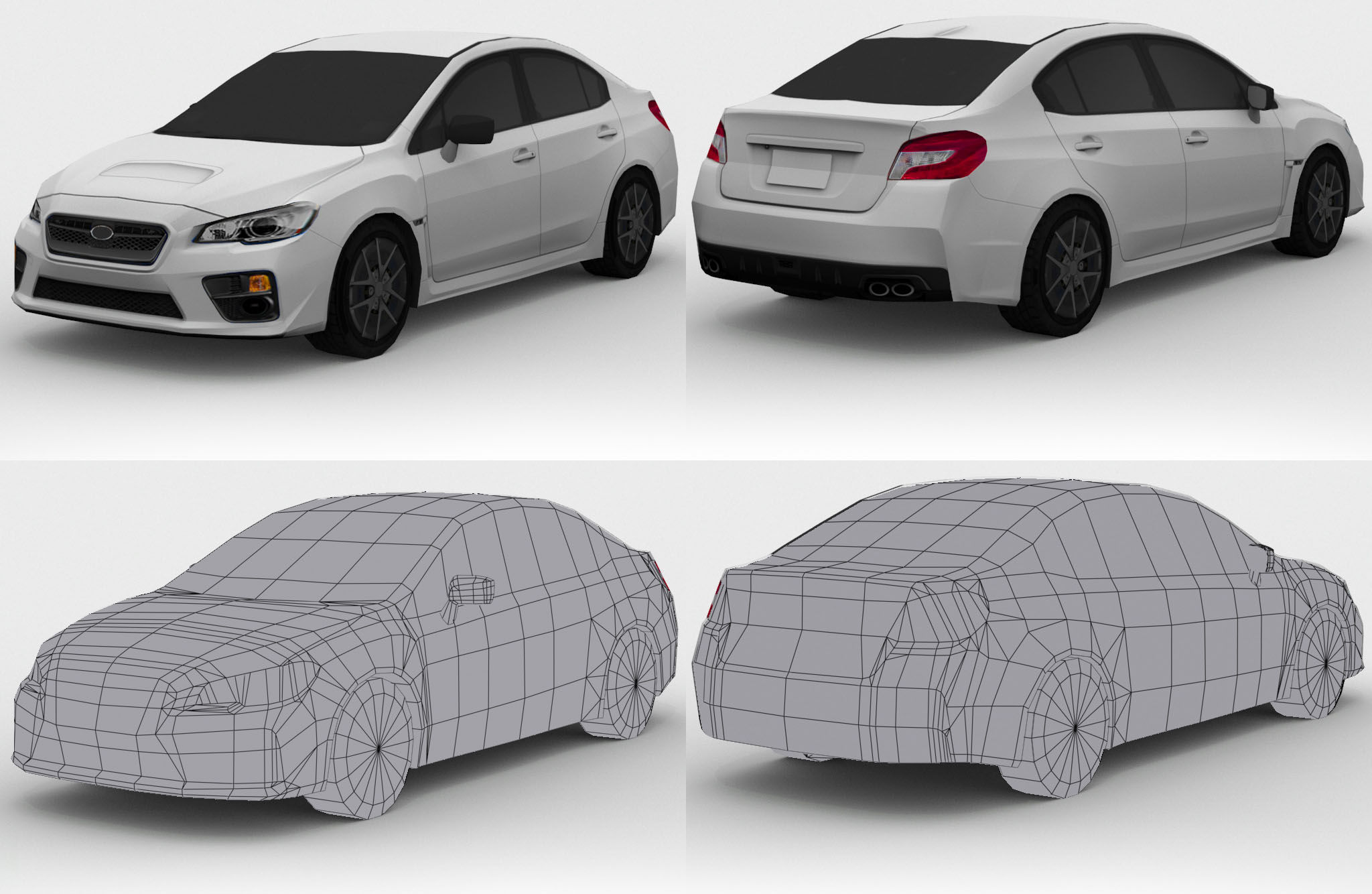 3D model Cars Pack VR / AR / low-poly | CGTrader
