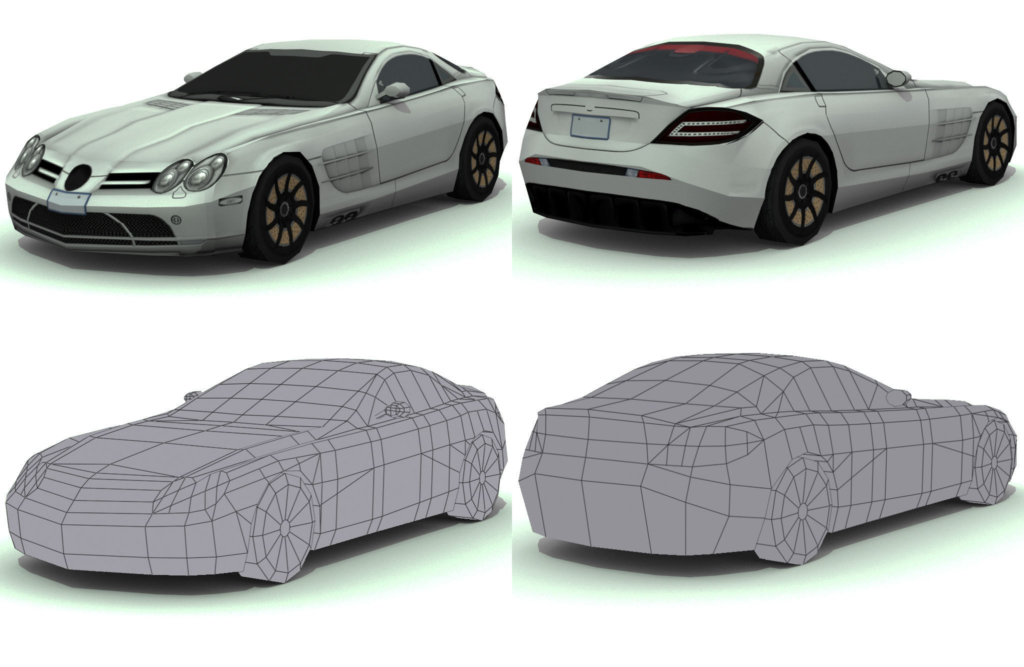 3D model Cars Pack VR / AR / low-poly | CGTrader
