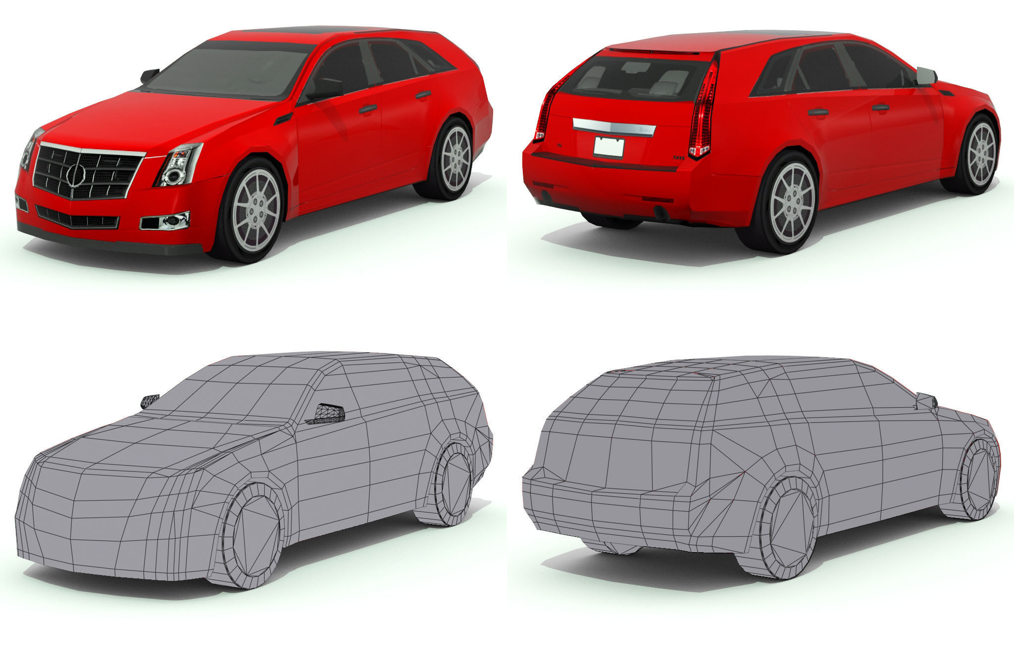 3D model Cars Pack VR / AR / low-poly | CGTrader