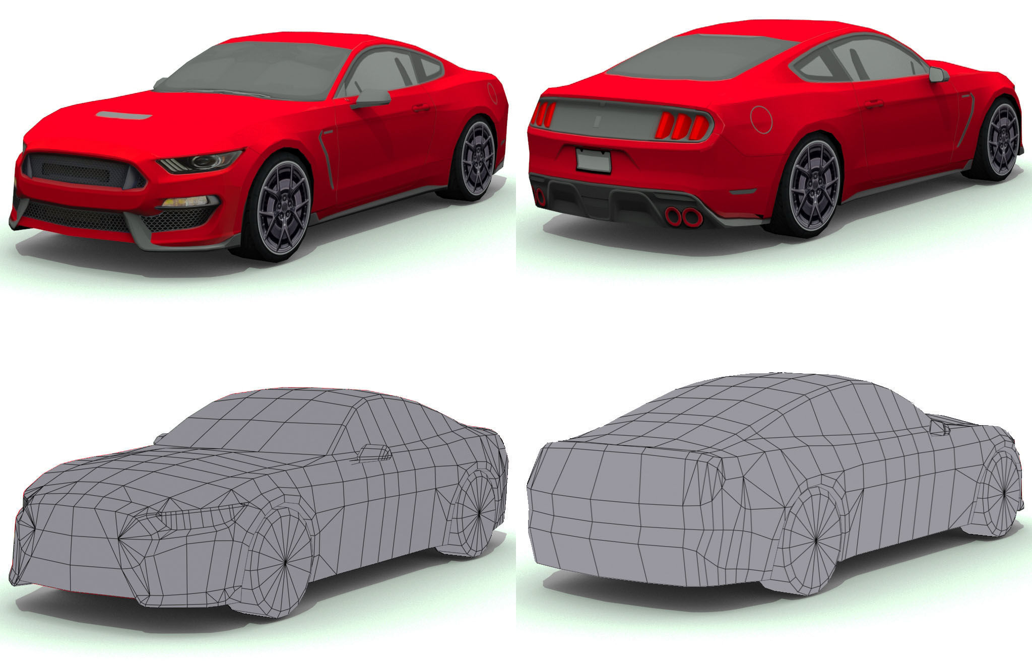 3D model Cars Pack VR / AR / low-poly | CGTrader