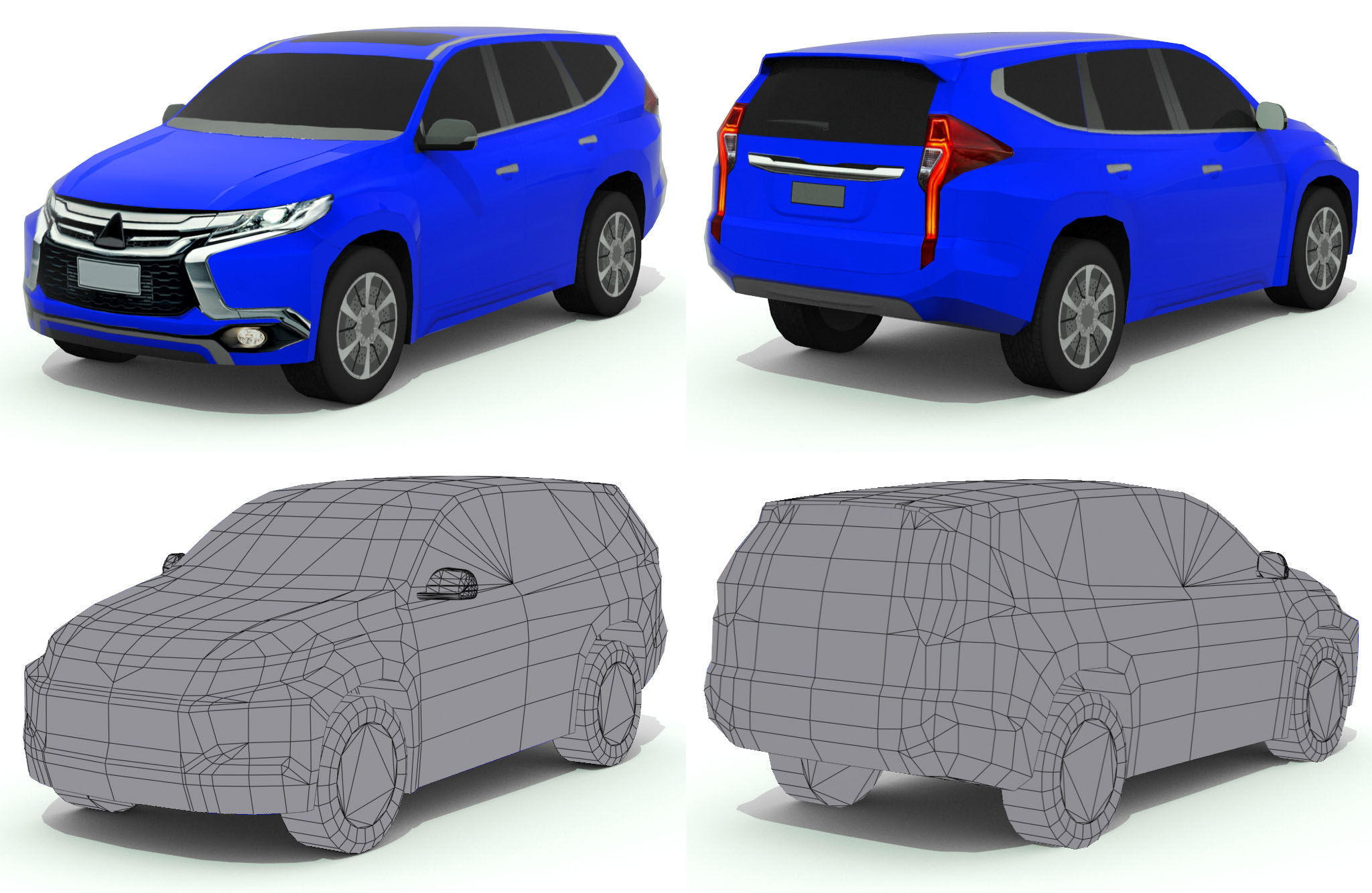 3D model Cars Pack VR / AR / low-poly | CGTrader