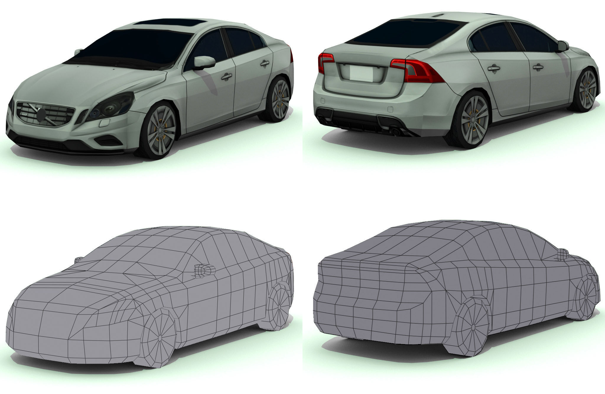 3D model Cars Pack VR / AR / low-poly | CGTrader