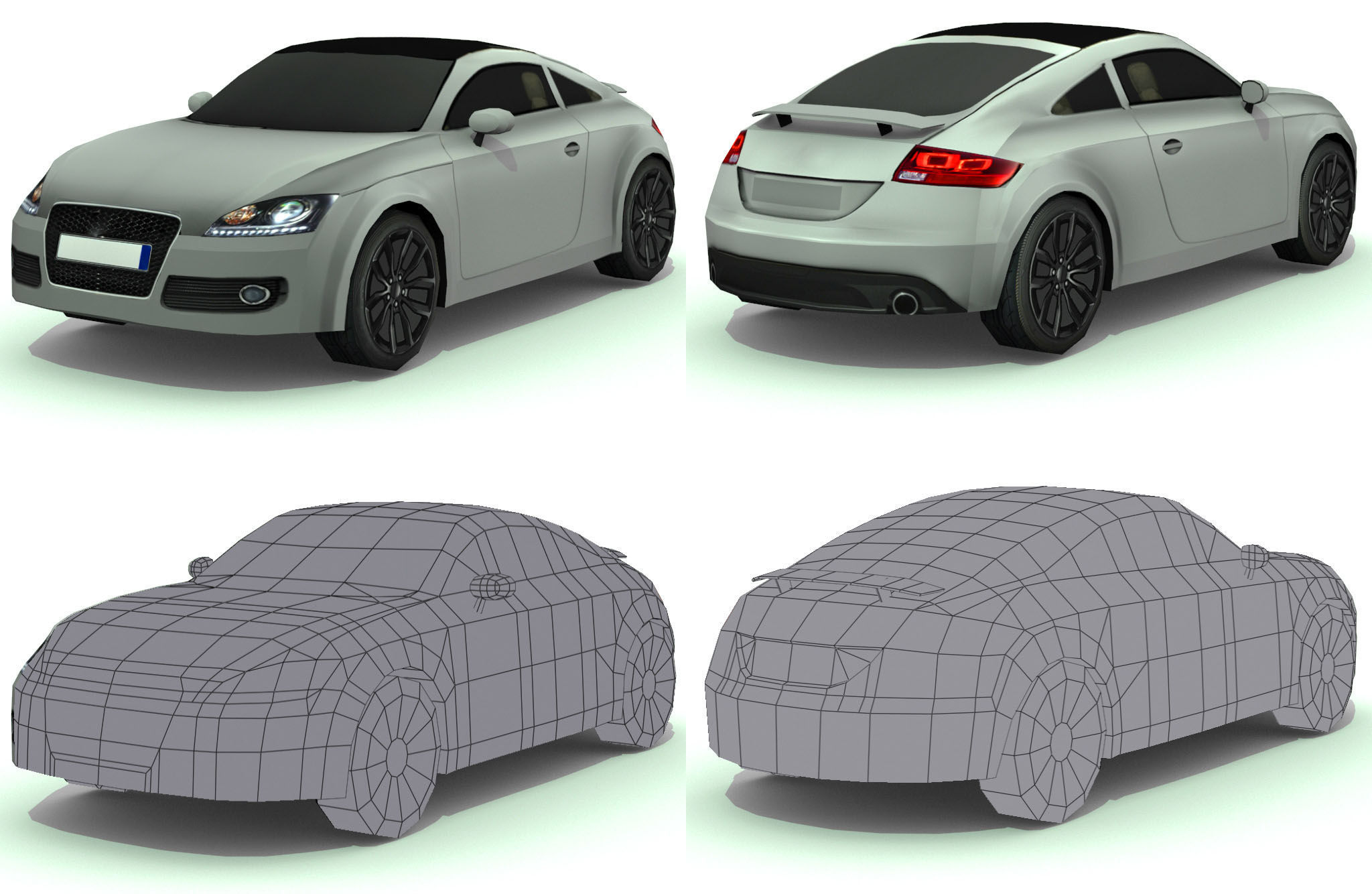3D model Cars Pack VR / AR / low-poly | CGTrader