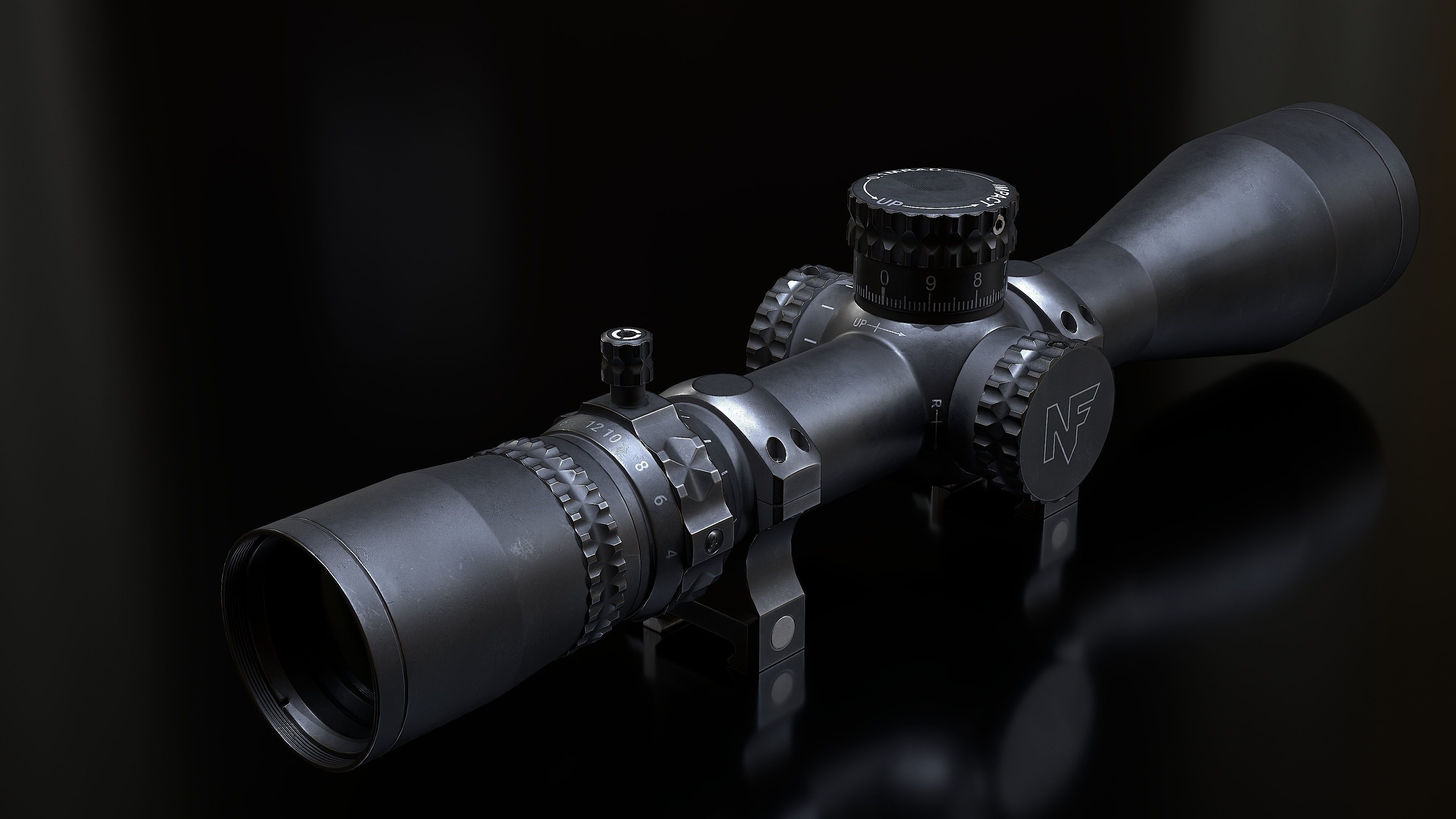 3D model Night Force Scope 32x50 VR / AR / low-poly | CGTrader