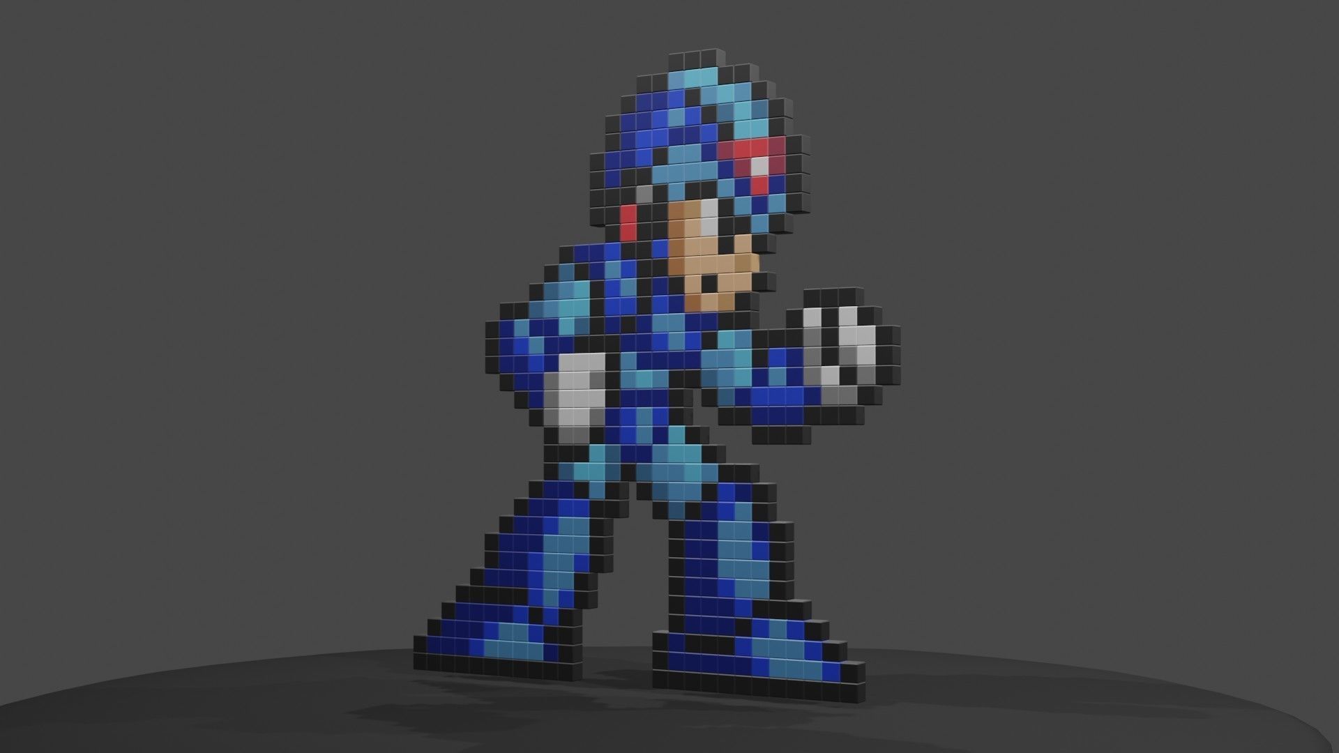 Rockman X 8 bit 3D model | CGTrader
