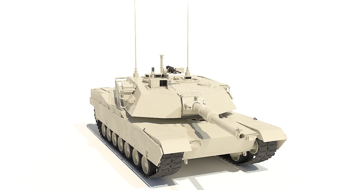 M1 Abrams Tank Model 3D model | CGTrader