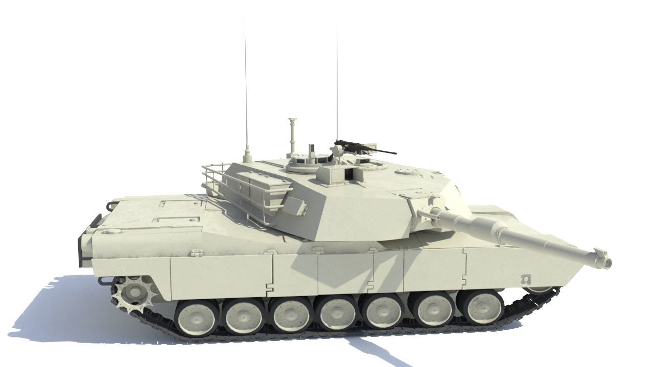 M1 Abrams Tank Model 3D model | CGTrader