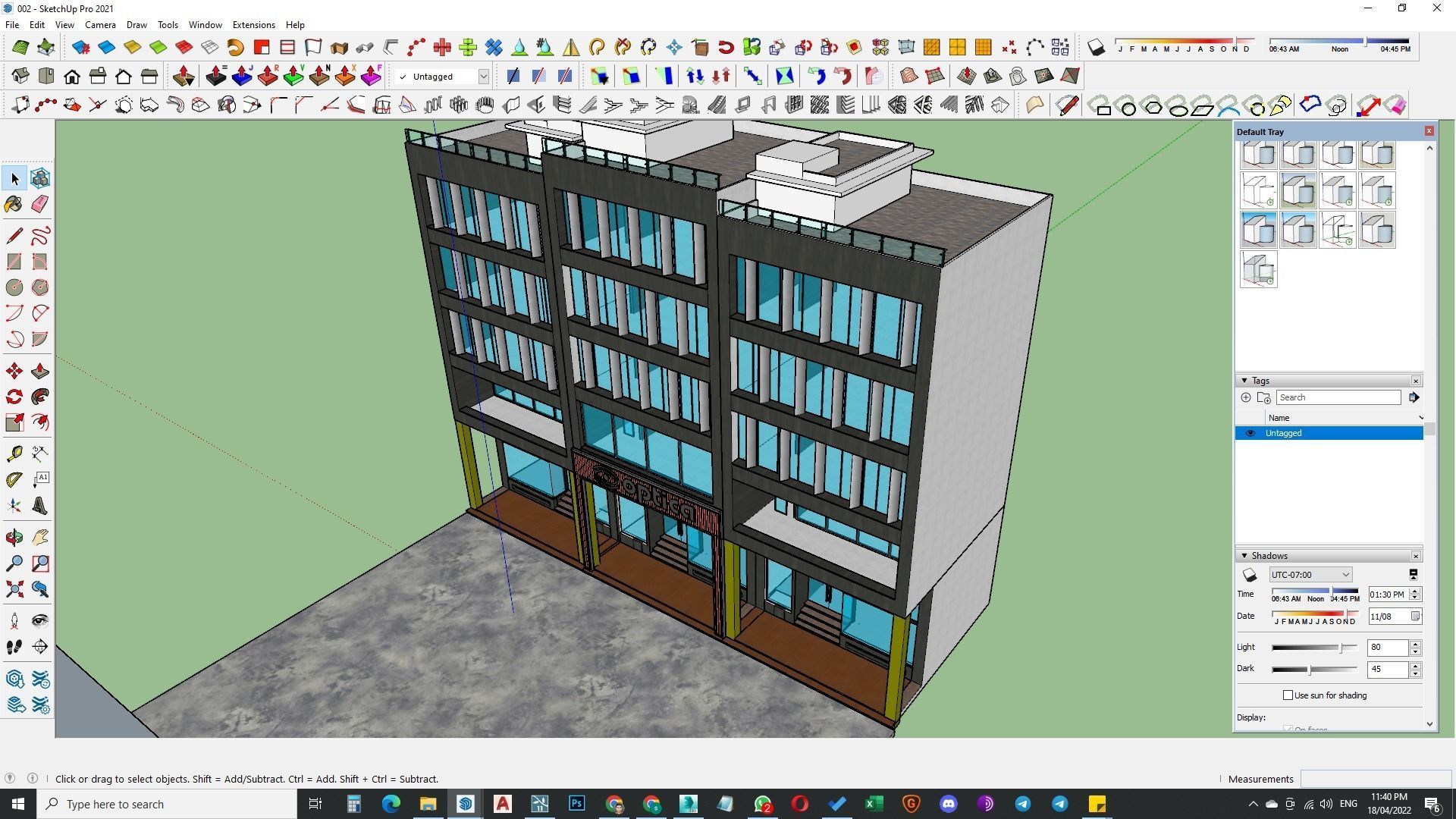 Commercial Building 3D Model 3D model | CGTrader