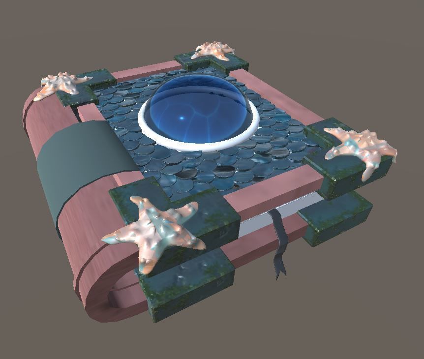 Mossy book 3D model | CGTrader