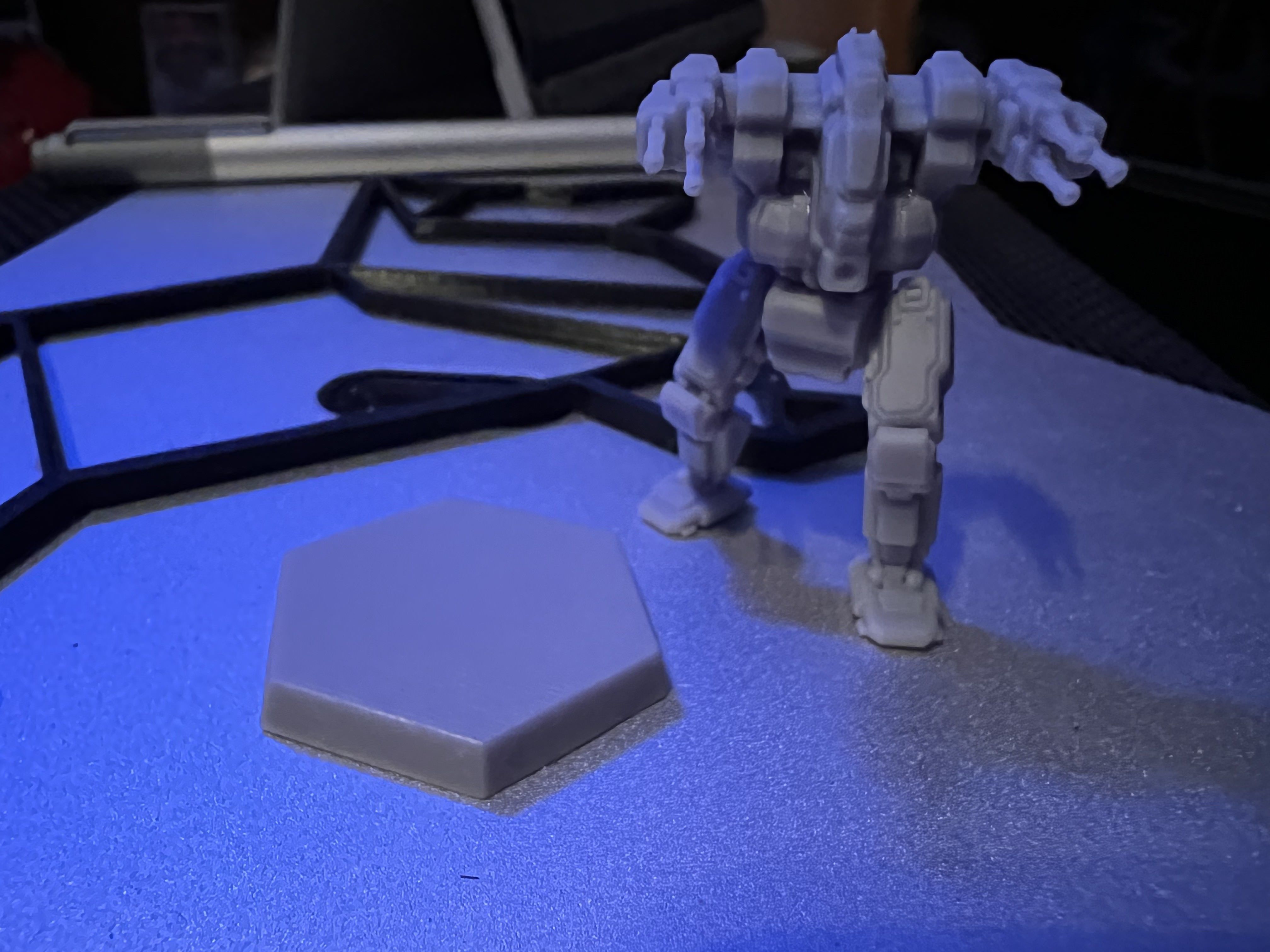 Hex Base 30mm with magnet 3D model 3D printable | CGTrader