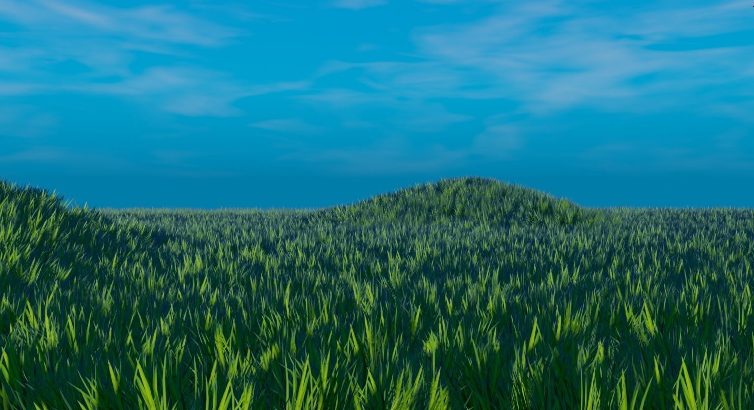 3D model Game Engine Grass VR / AR / low-poly | CGTrader