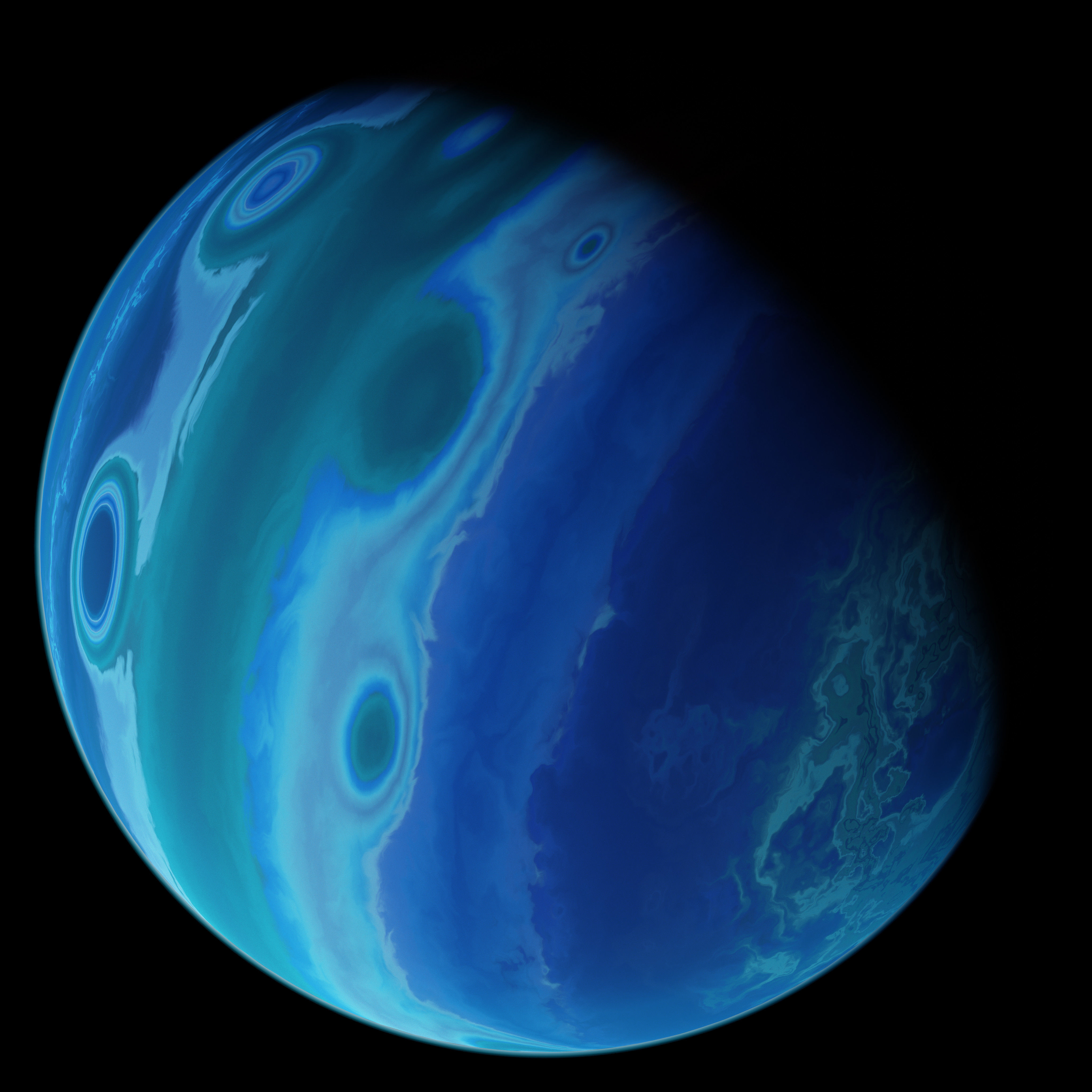 Gas Giant Planet 03 - 16k 3D model | CGTrader