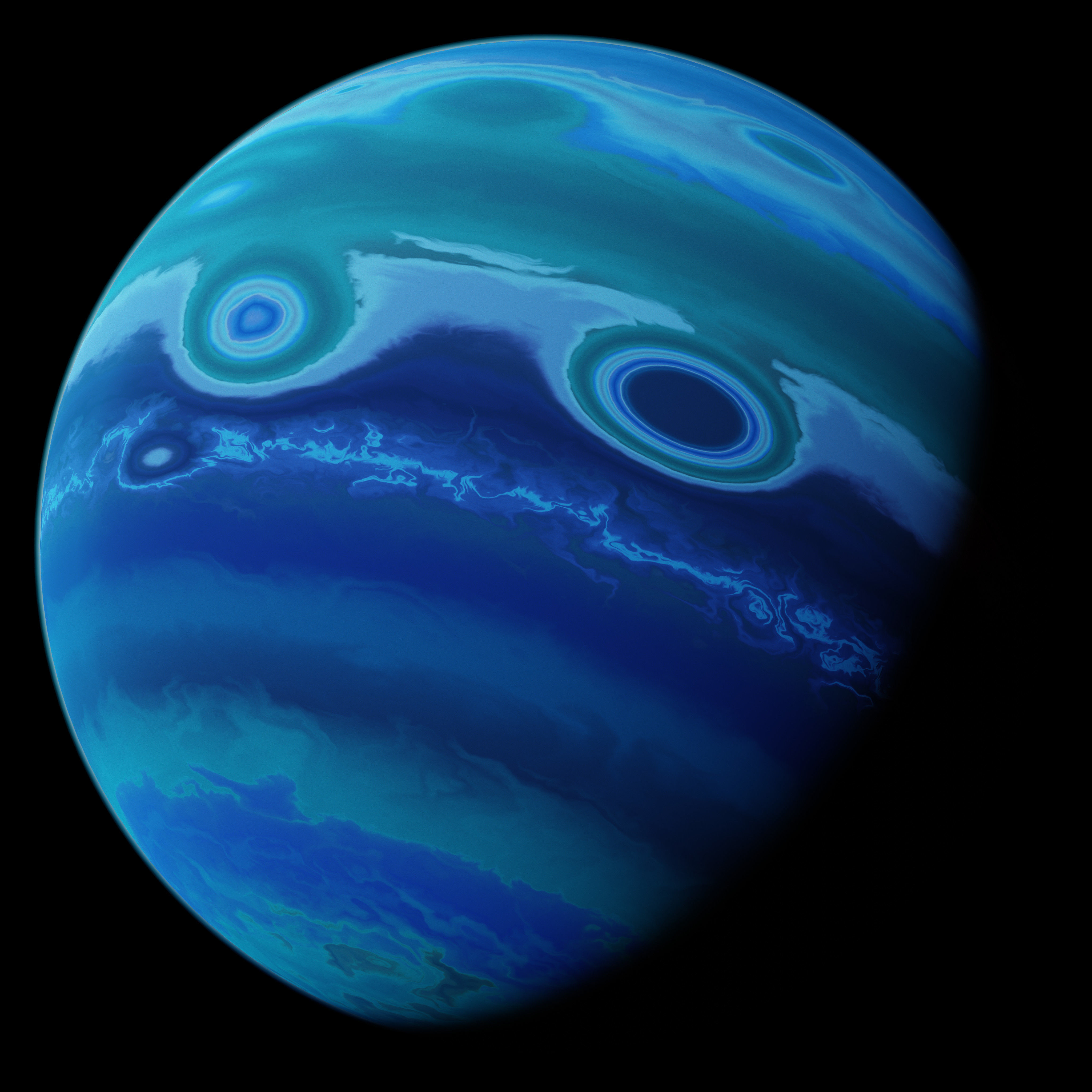 Gas Giant Planet 03 - 16k 3D model | CGTrader