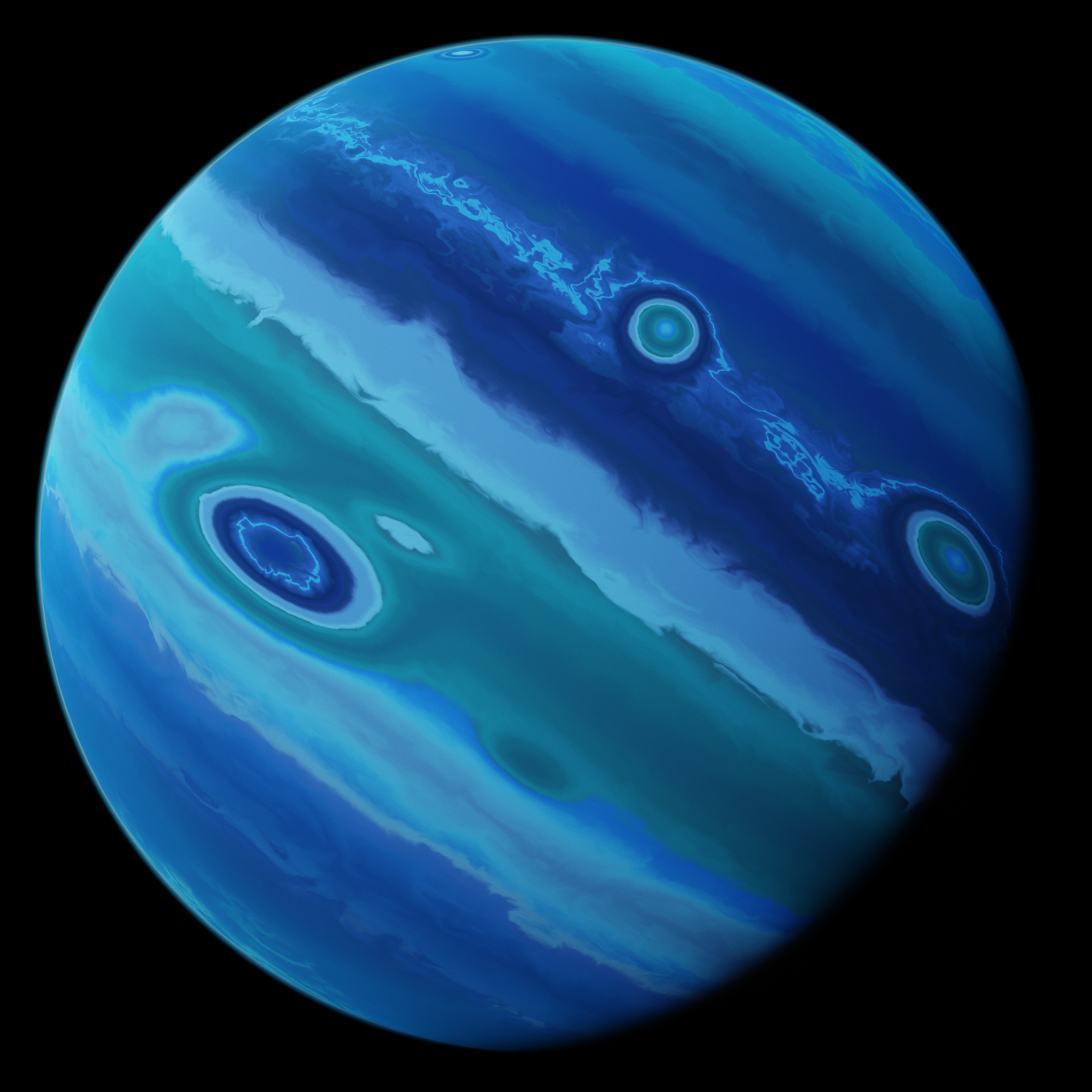 Gas Giant Planet 03 - 4k free 3D model | CGTrader